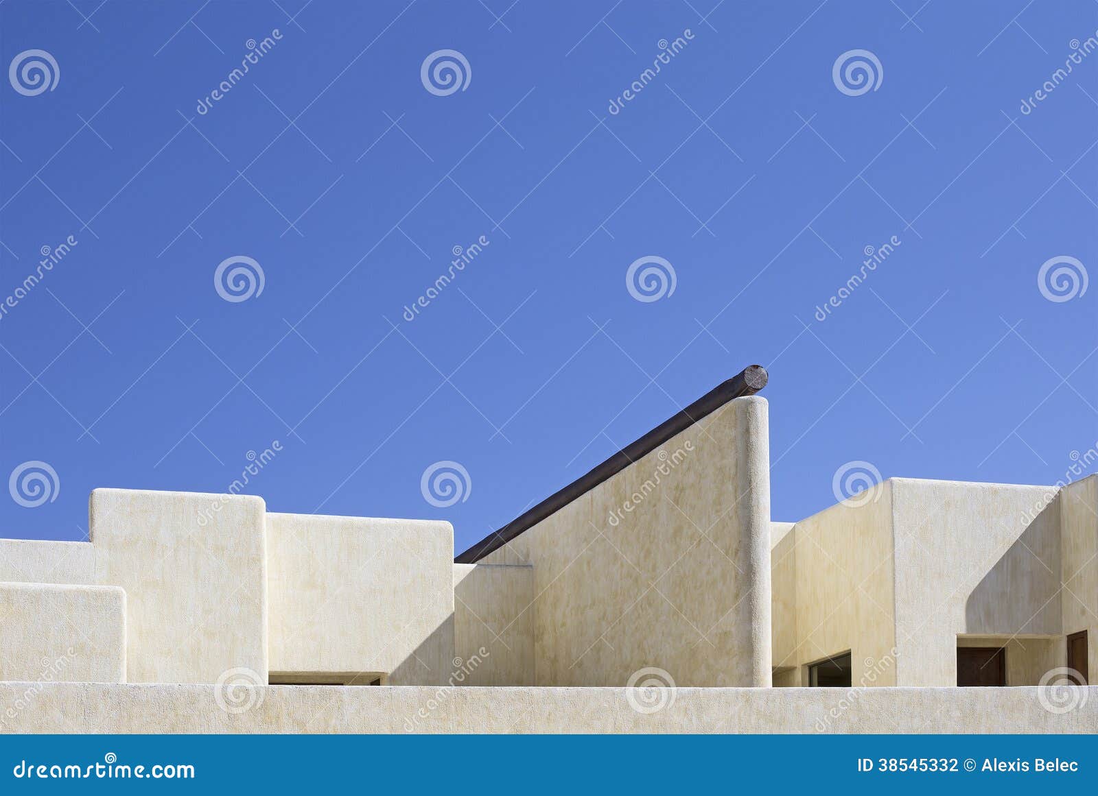 Modern villa rooftop stock photo. Image of estate, detail - 38545332