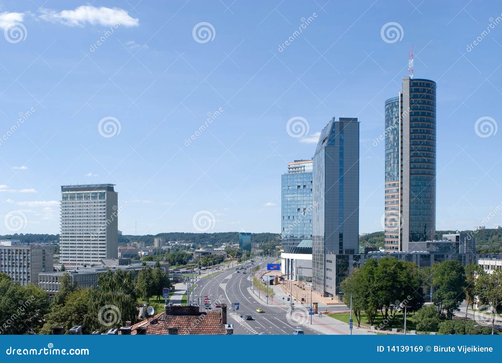 Modern Vilnius stock image. Image of modern, architectural - 14139169