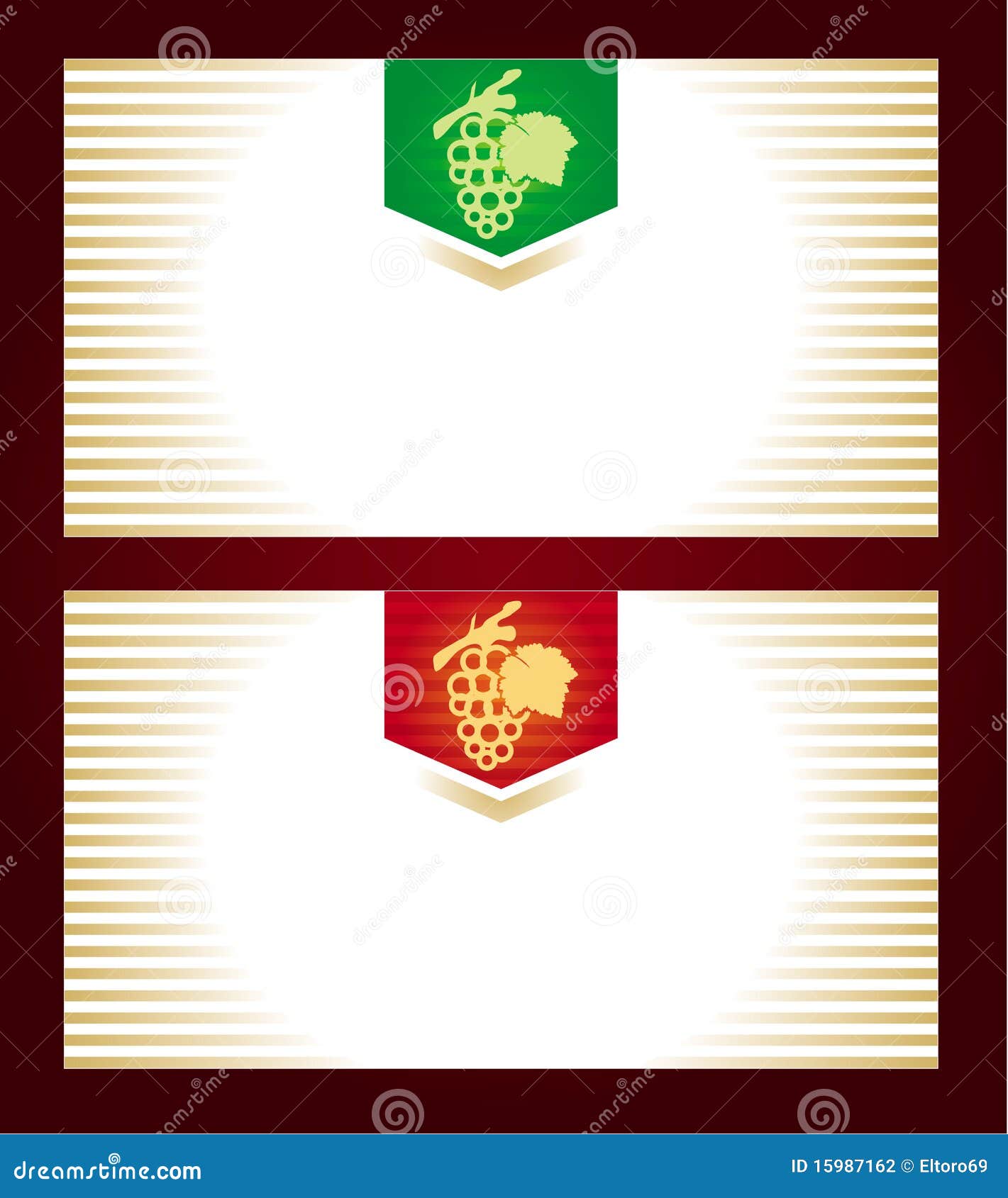 Modern vine label stock vector. Illustration of decor - 15987162