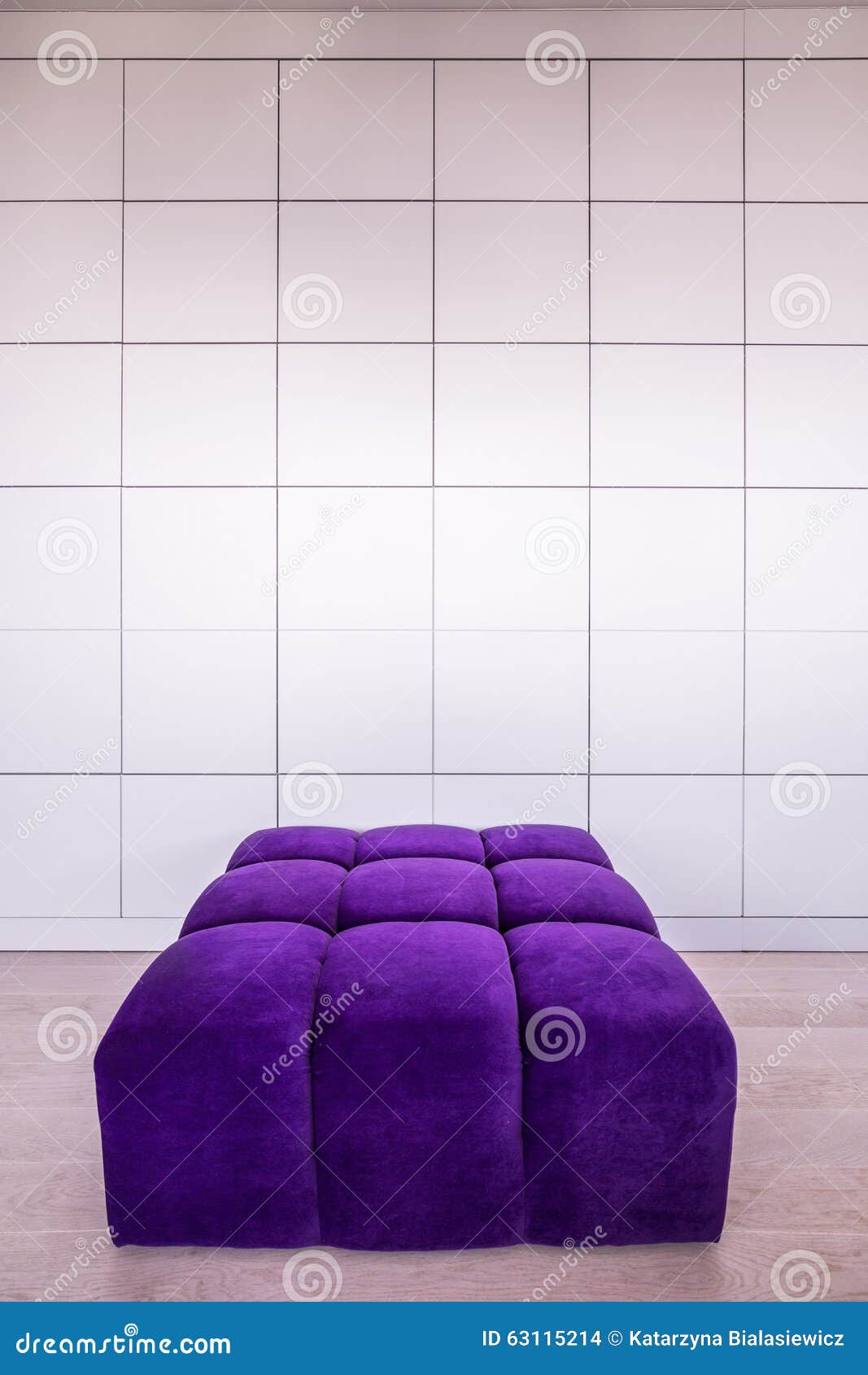 Modern violet couch stock photo. Image of style, home - 63115214
