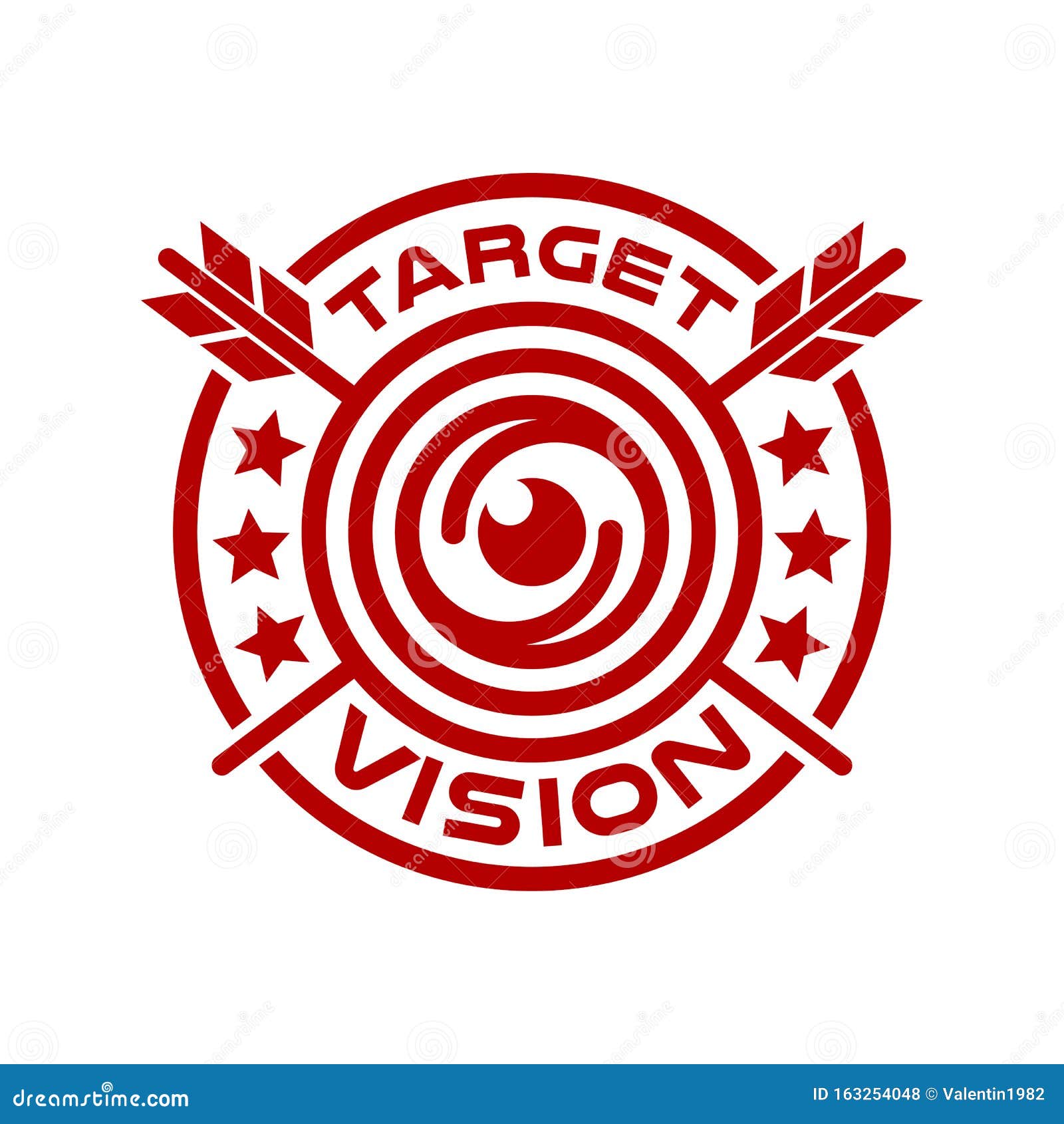 Modern Vision and Logo Target. Vector Illustration Stock Vector ...