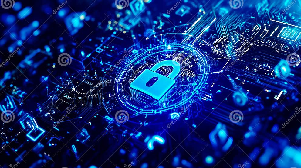 A Modern and Visually Striking Representation of Data Security ...