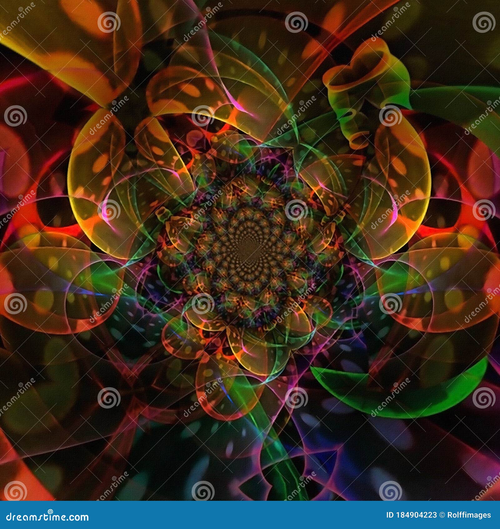 Modern vivid lights stock illustration. Illustration of fractal - 184904223