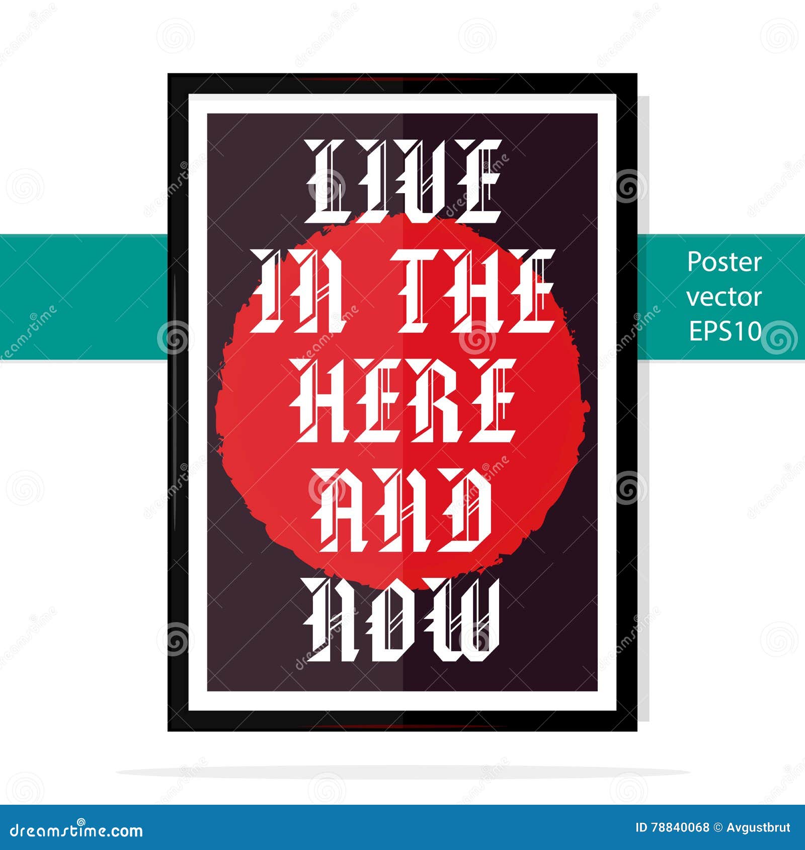 Modern Vivid Poster. Vector Illustration. Stock Vector - Illustration ...