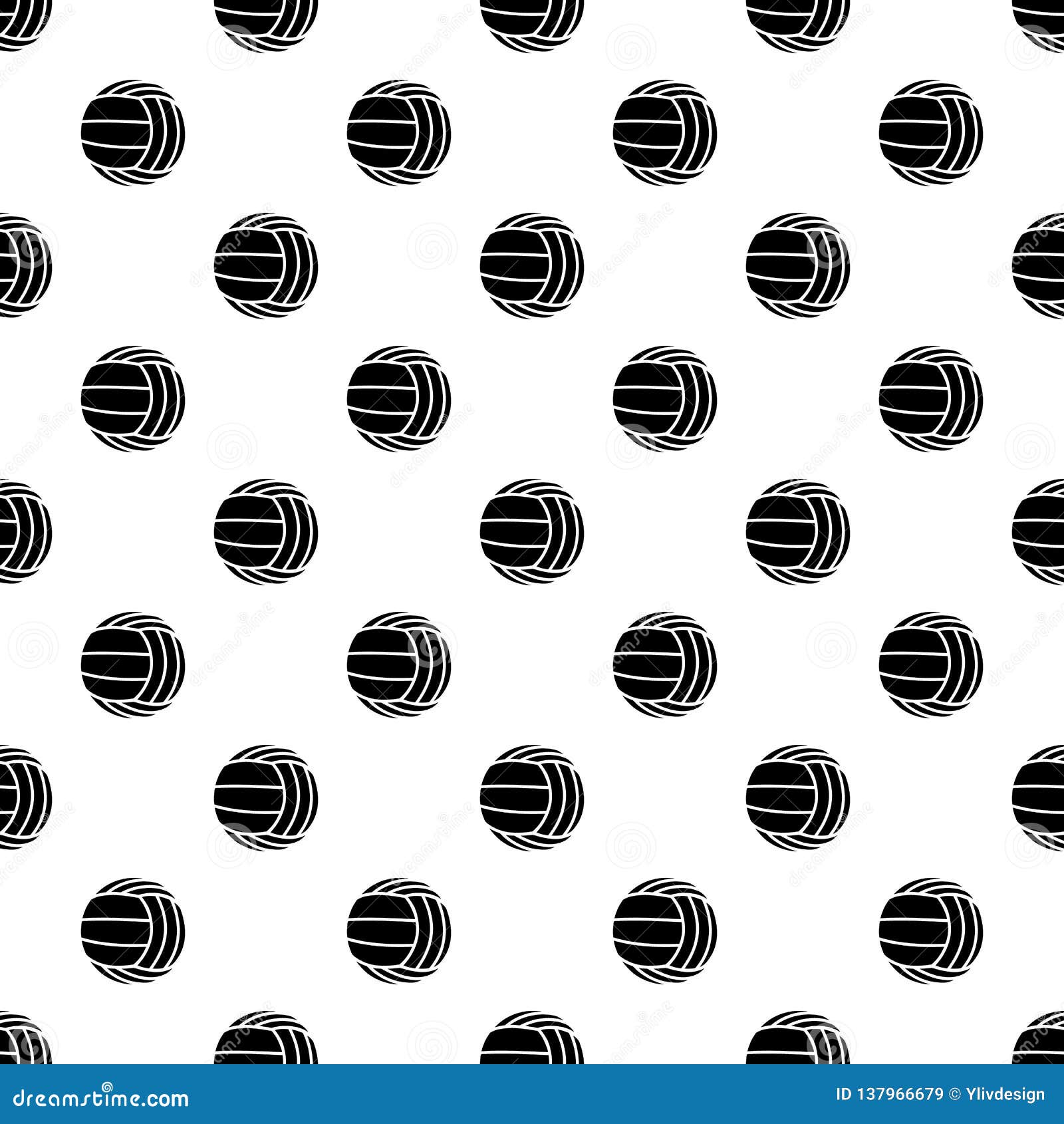 Modern Volleyball Pattern Vector Seamless Stock Vector - Illustration ...