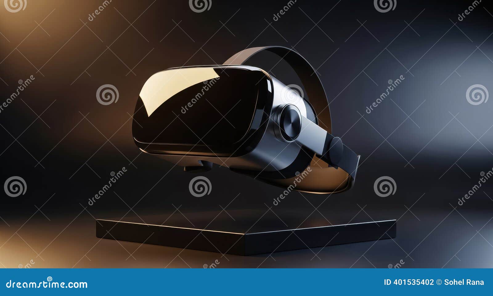 Immersive Virtual Reality Experience In Futuristic Setting Stock Image | CartoonDealer.com ...