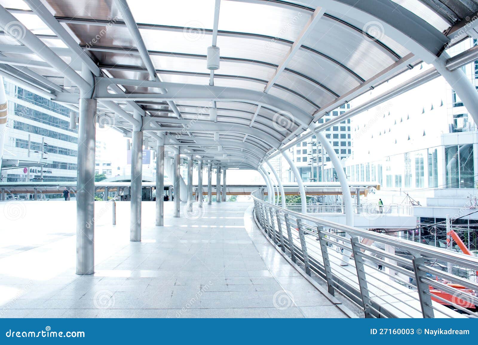 Modern walkway stock image. Image of contemporary, office - 27160003