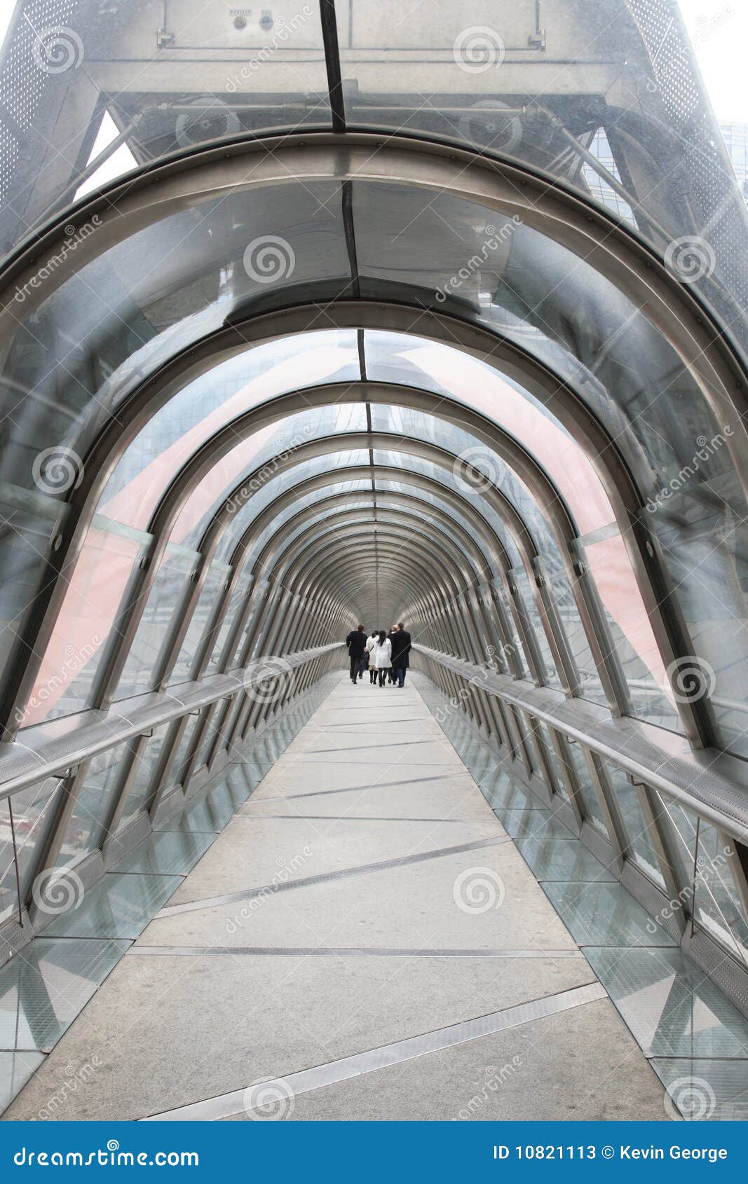 Modern Walkway, Paris, France Stock Image - Image of modern, metal ...