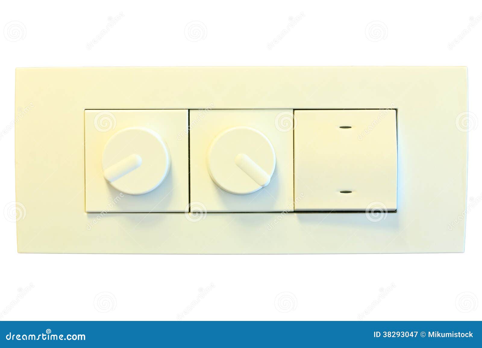 Modern Wall Electric Light Switch Stock Image - Image of path, design ...