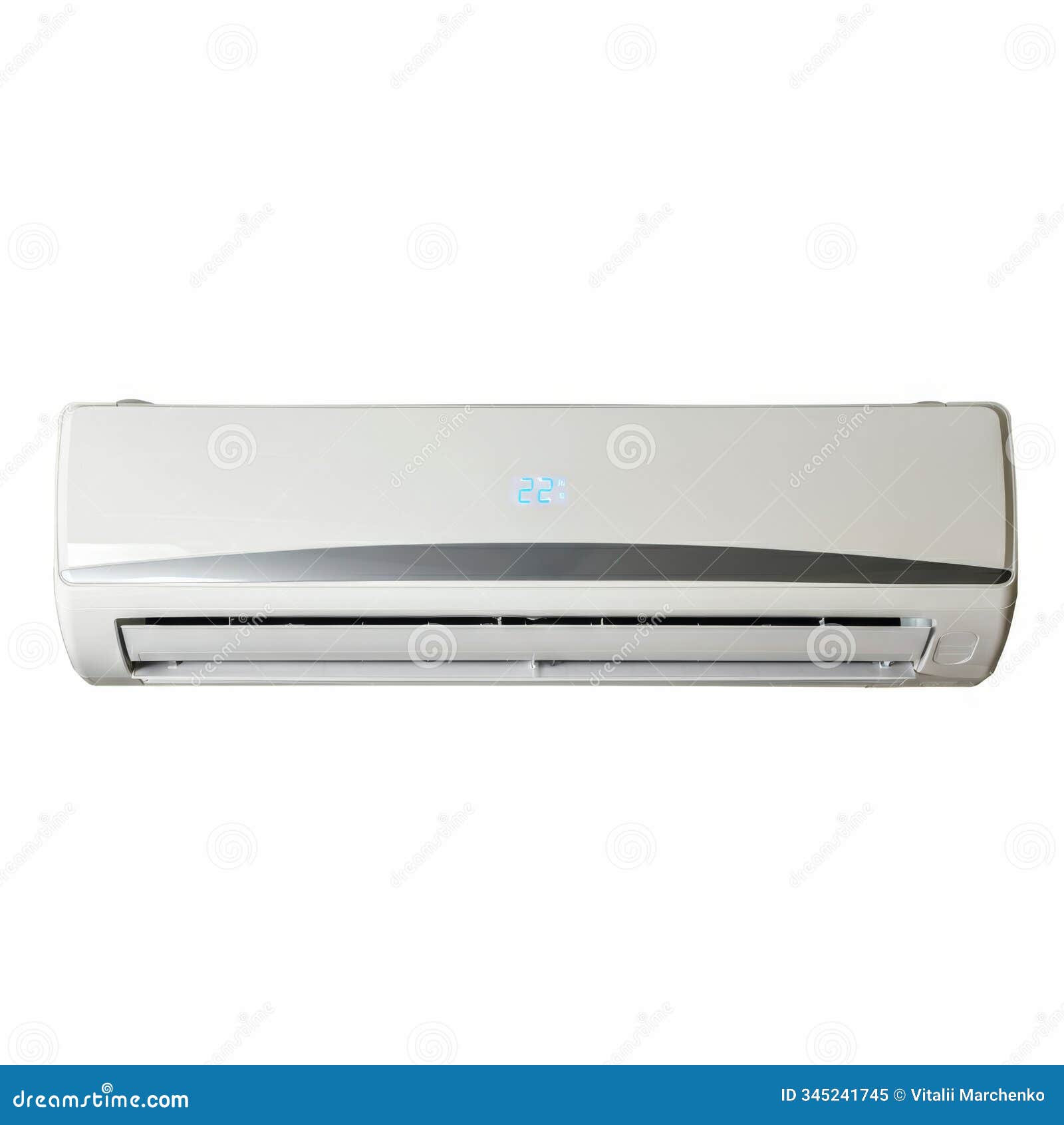 Modern Wall Mounted Air Conditioner with Digital Display for Efficient ...