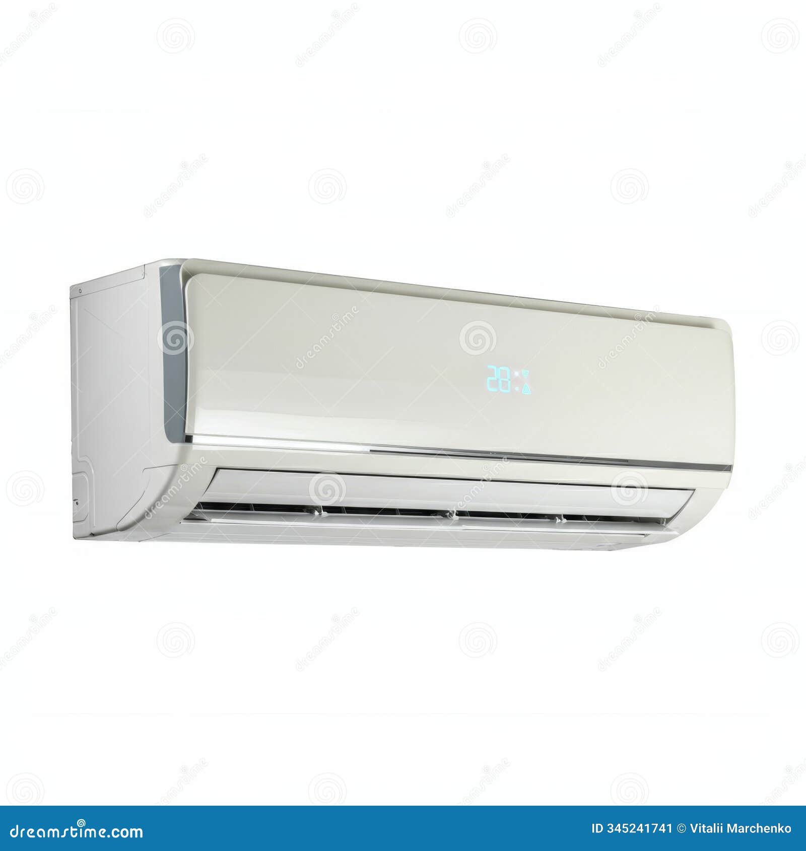 Modern Wall-mounted Air Conditioner with Digital Display and ...