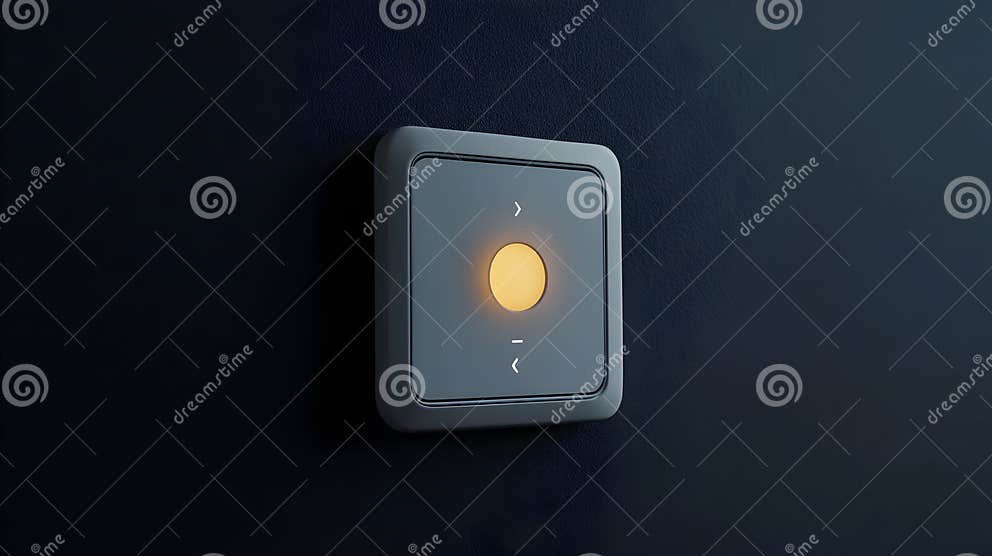 Modern Wall-Mounted Smart Home Light Control Panel with Simple Design ...