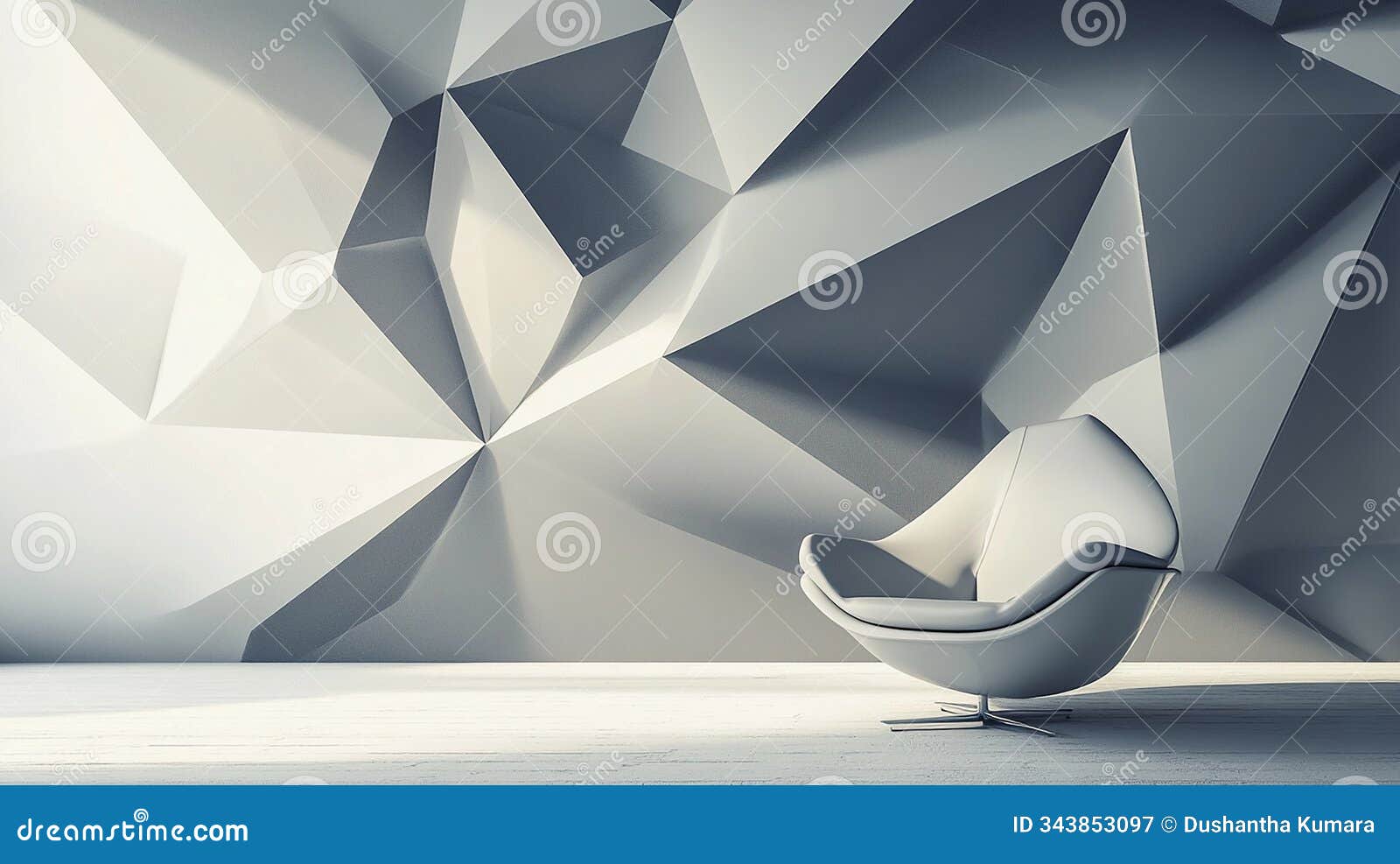 Geometric Illusion: a Modern Wallpaper with Bold Geometric Shapes ...