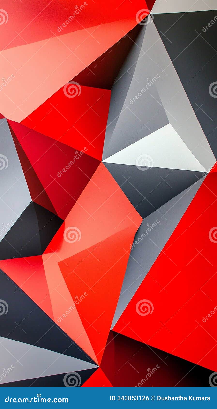 Geometric Illusion: a Modern Wallpaper with Bold Geometric Shapes ...