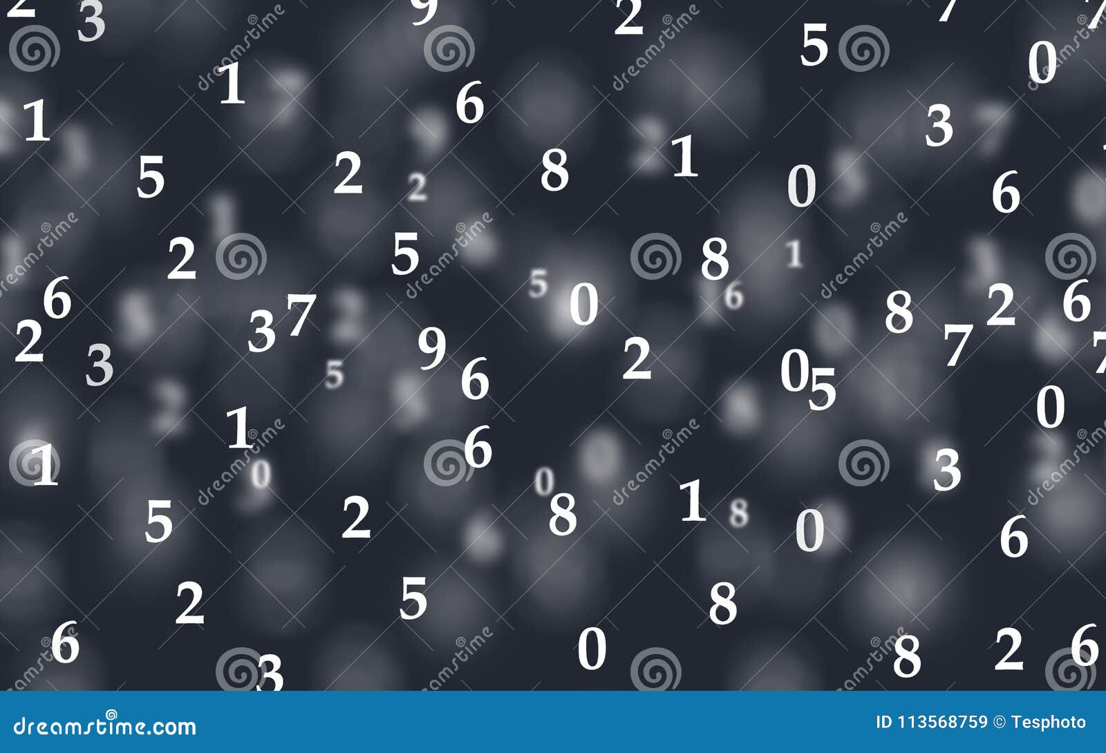Background. Abstract Numbers Elements. Creative Design. Modern W Stock ...