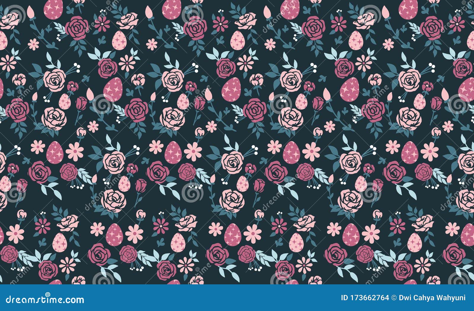 Modern Wallpaper for Easter, with Leaf and Flower Elegant Pattern ...