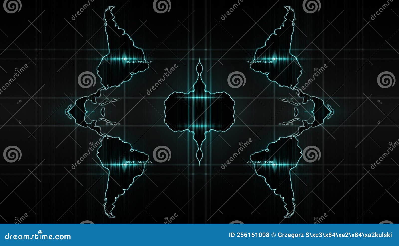 Modern Wallpaper Presented Abstractly Stock Illustration - Illustration ...