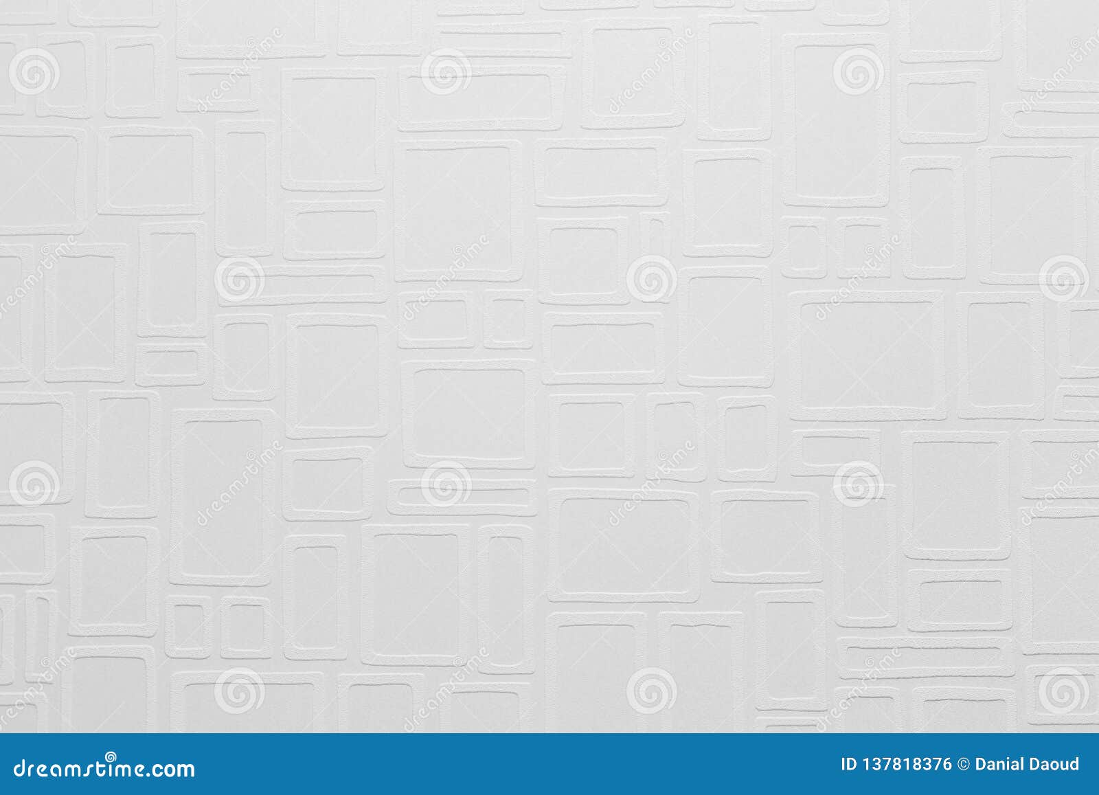 Modern Wallpaper with Squares and Shapes on Wall Stock Photo - Image of ...