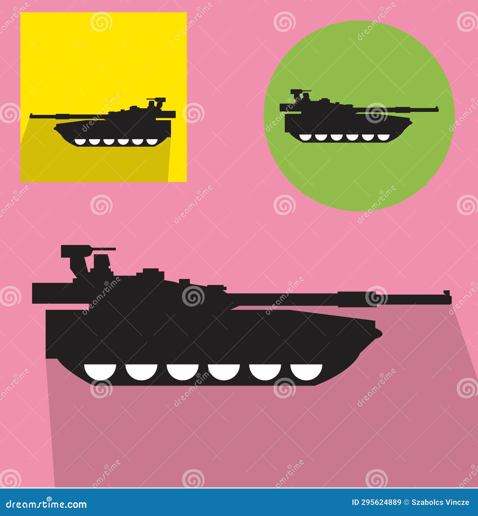 Modern War Military Tank Icon Stock Vector - Illustration of drawing ...
