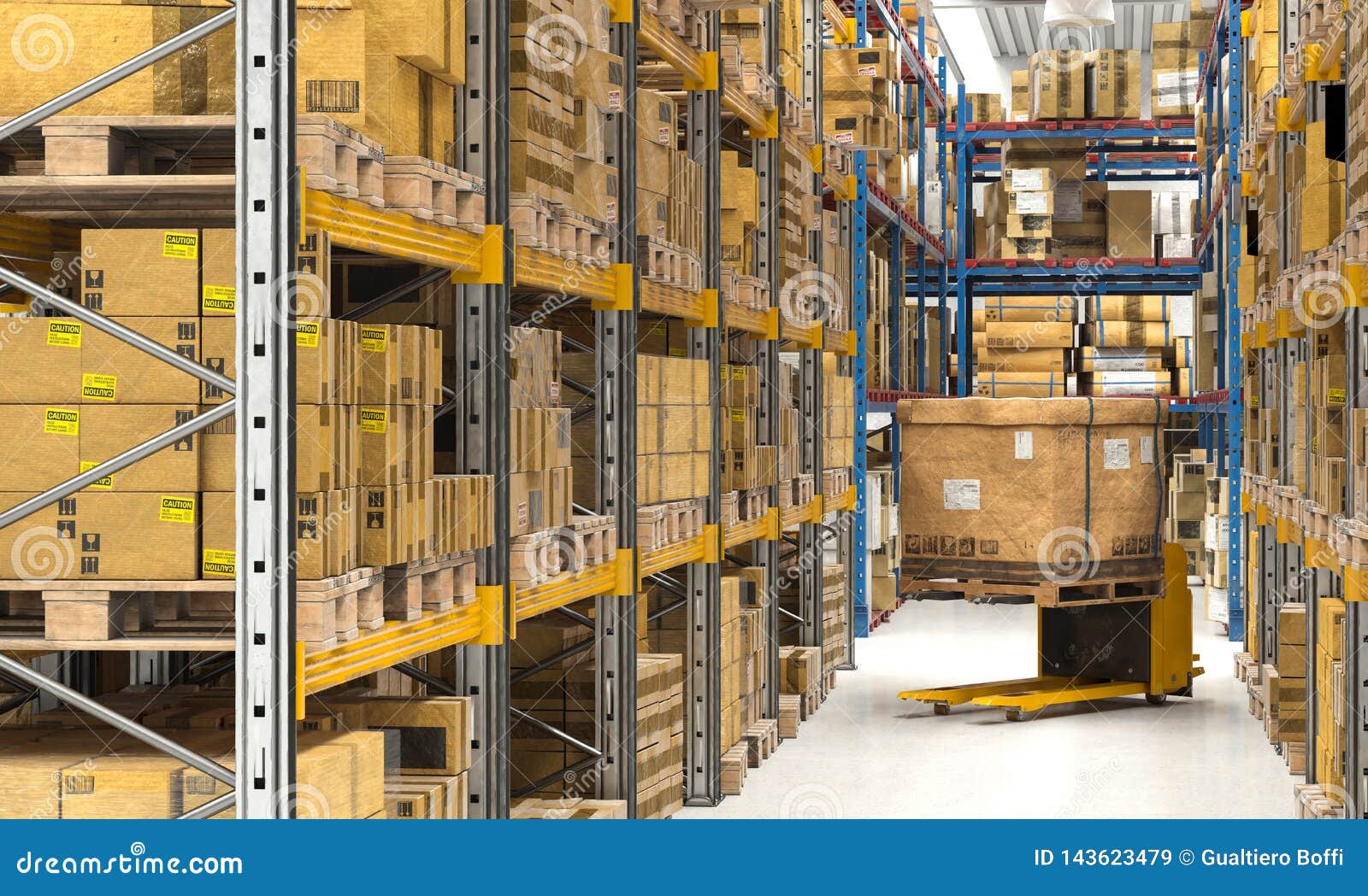 Modern Warehouse Distribution Center Optimized For Efficiency And ...