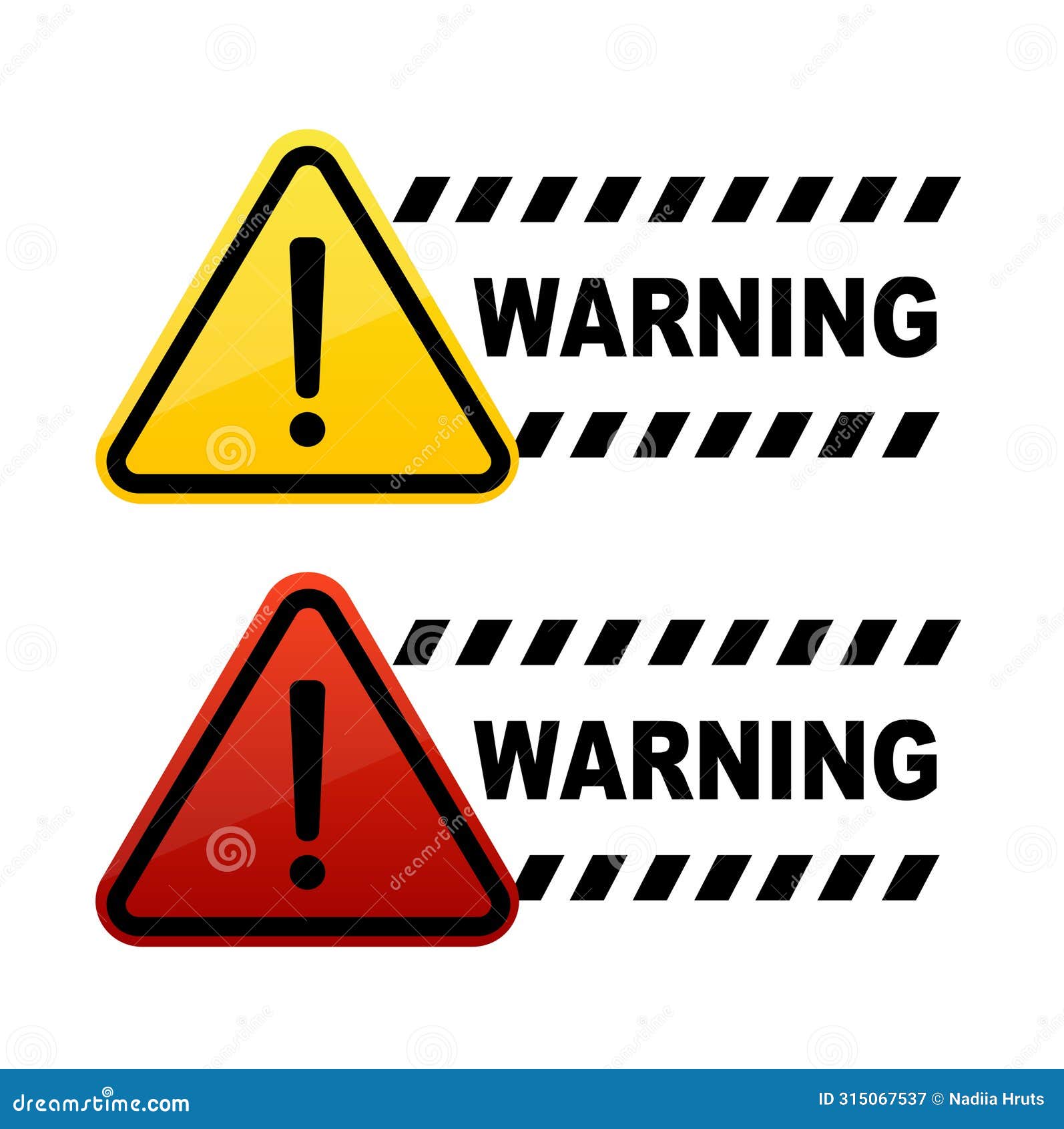 Modern Warning Pop Up in Flat Design. Design for Website, Notification ...