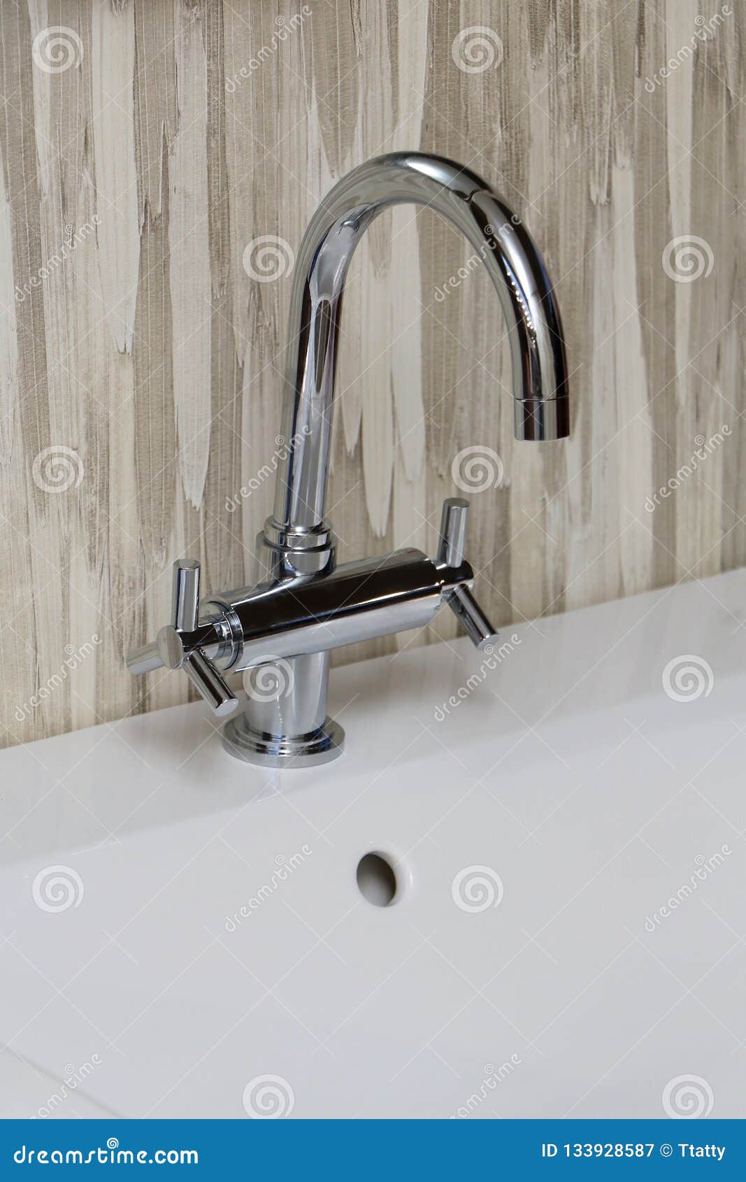 Modern washbasin tap stock image. Image of modern, faucet - 133928587