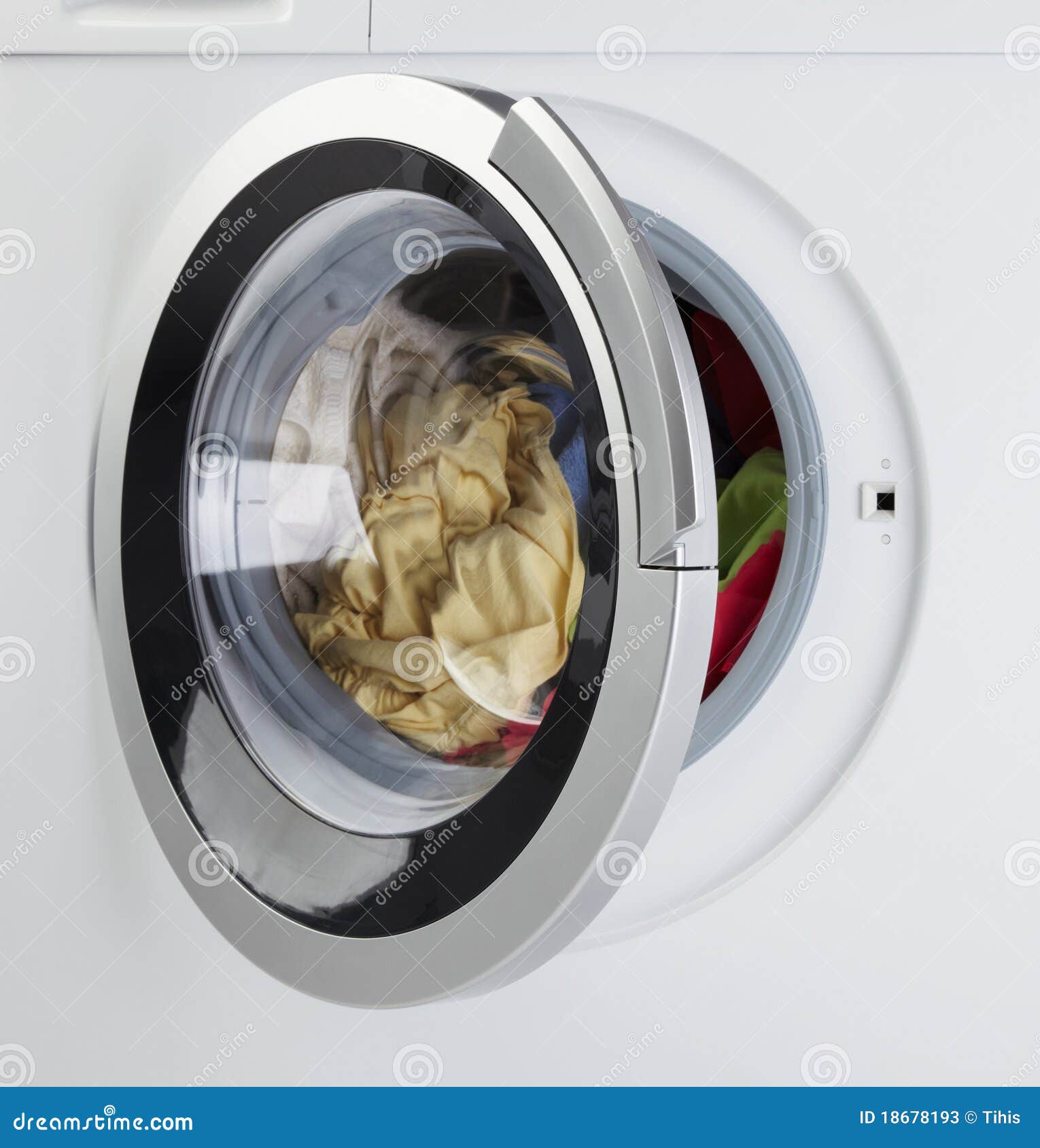Modern Washing Machine stock image. Image of electrical - 18678193
