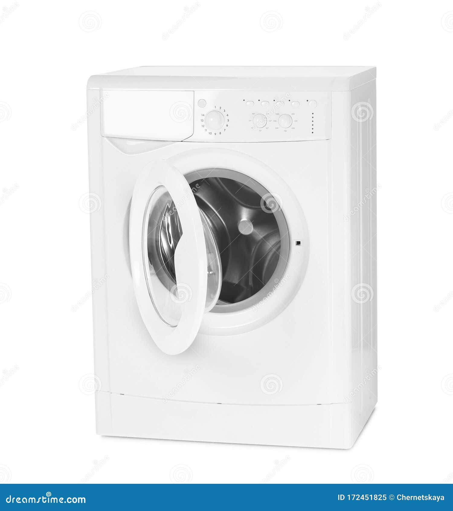 Modern Washing Machine Isolated. Laundry Day Stock Image - Image of ...