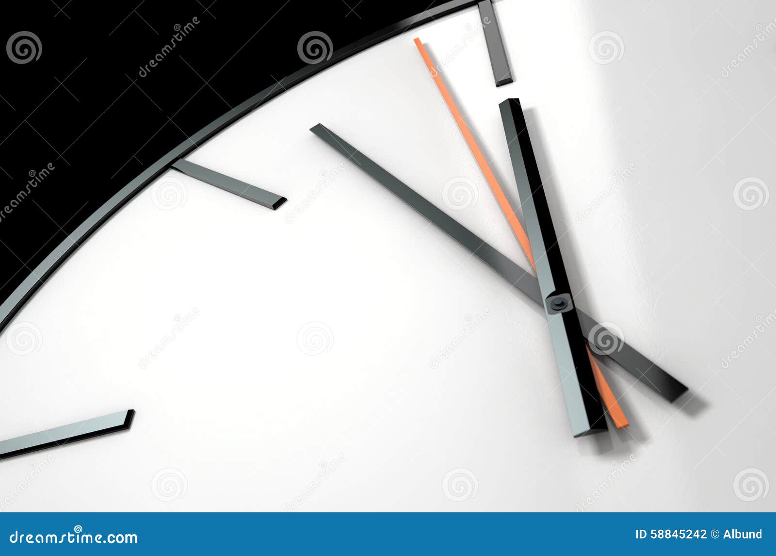 Modern Watch Face stock illustration. Illustration of white - 58845242