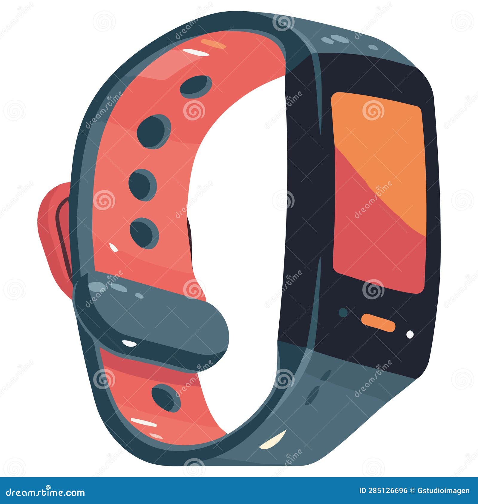 Modern watch illustration stock vector. Illustration of driving - 285126696