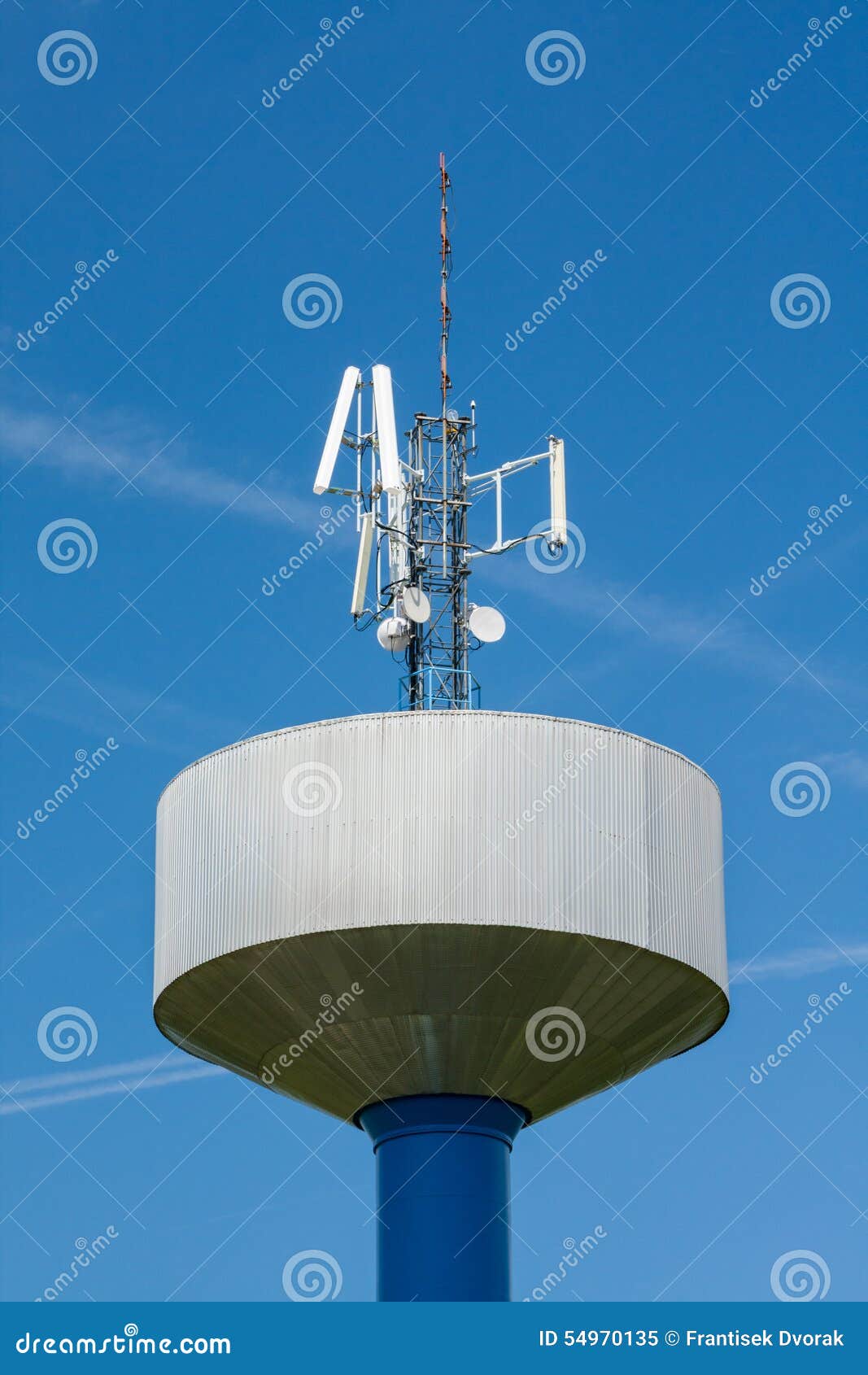 Modern Water Tower stock image. Image of reserve, water - 54970135