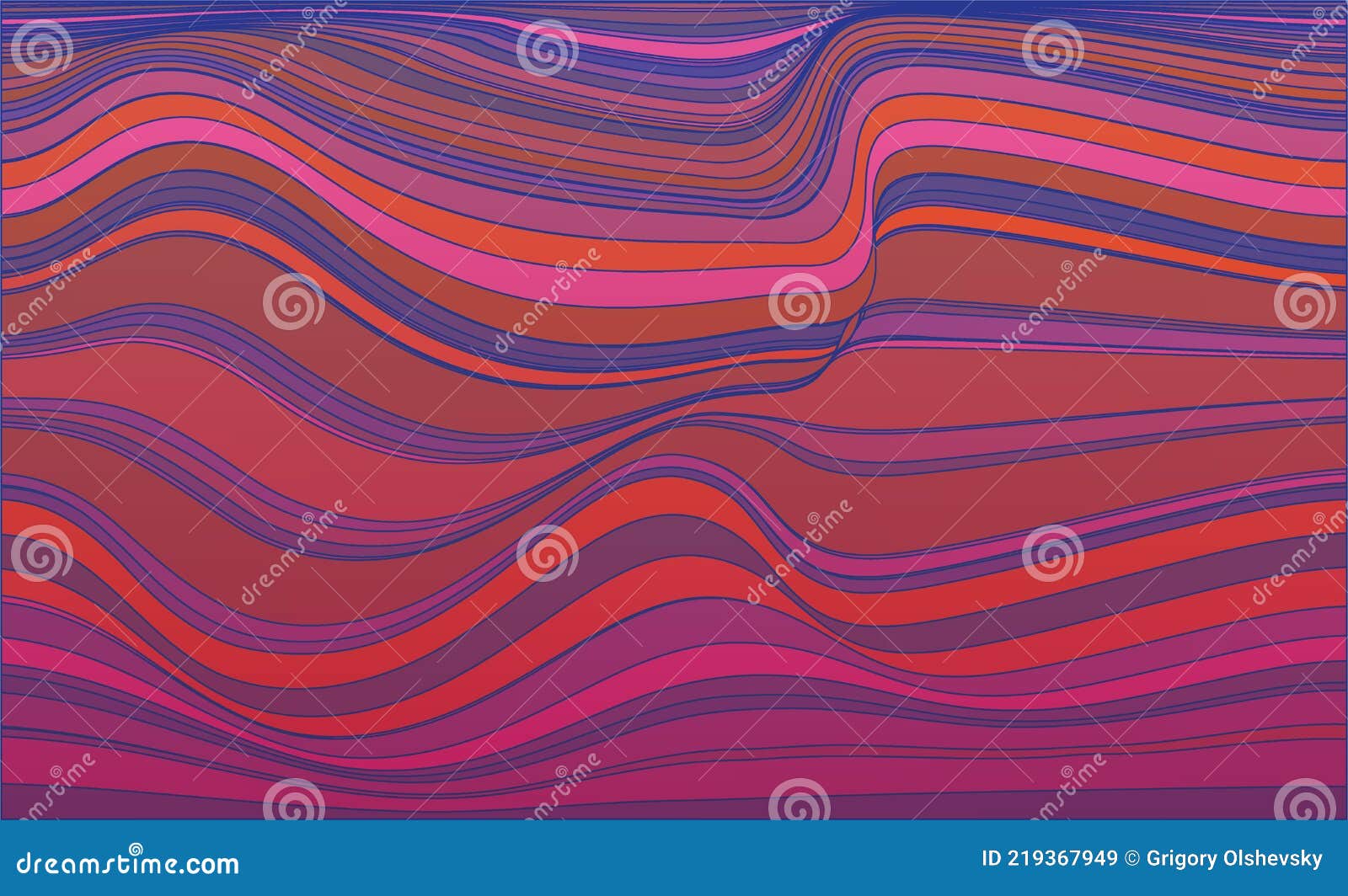 Modern Wave Curve Abstract Presentation Background Stock Illustration ...