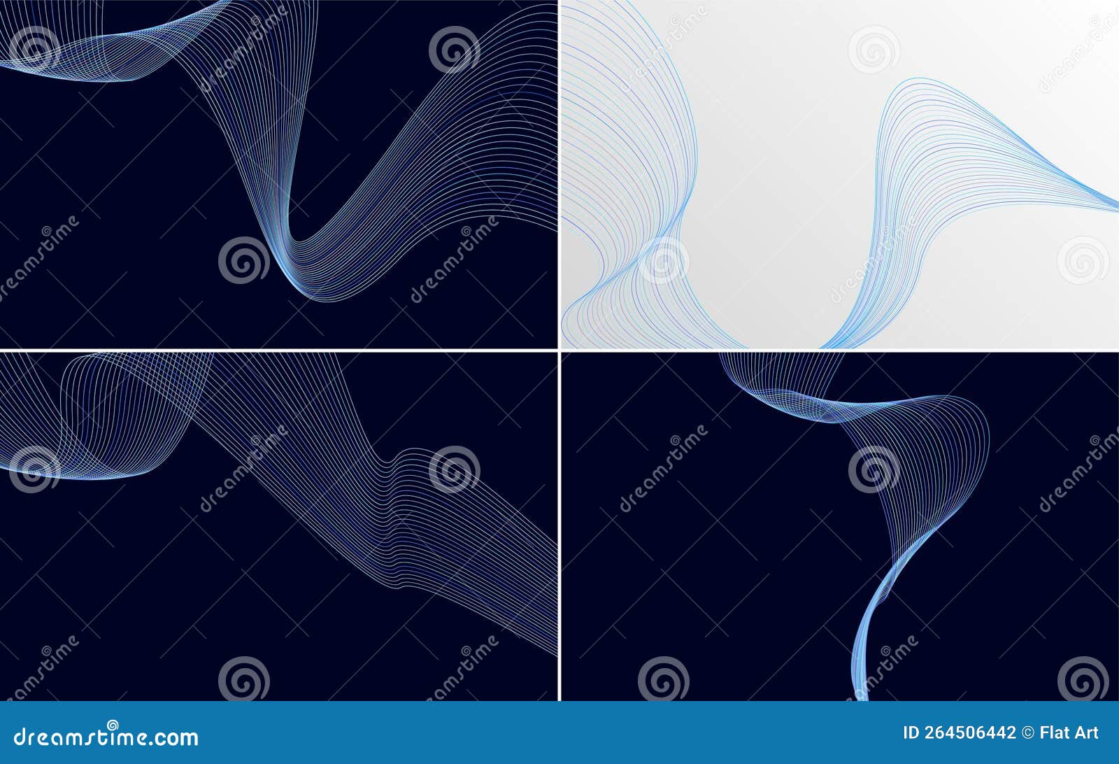 Modern Wave Curve Abstract Vector Background for a Cutting-edge ...