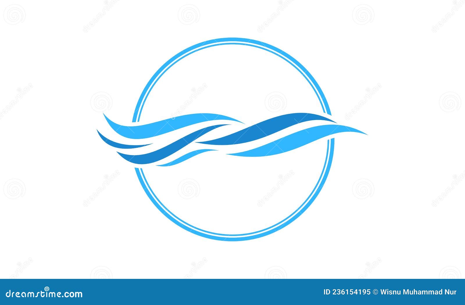 Modern Wave Illustration Vector Logo Stock Illustration - Illustration ...