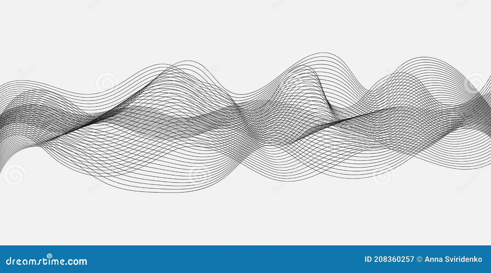 Modern Wave Wave Lines Pattern Striped Background Stock Illustration ...