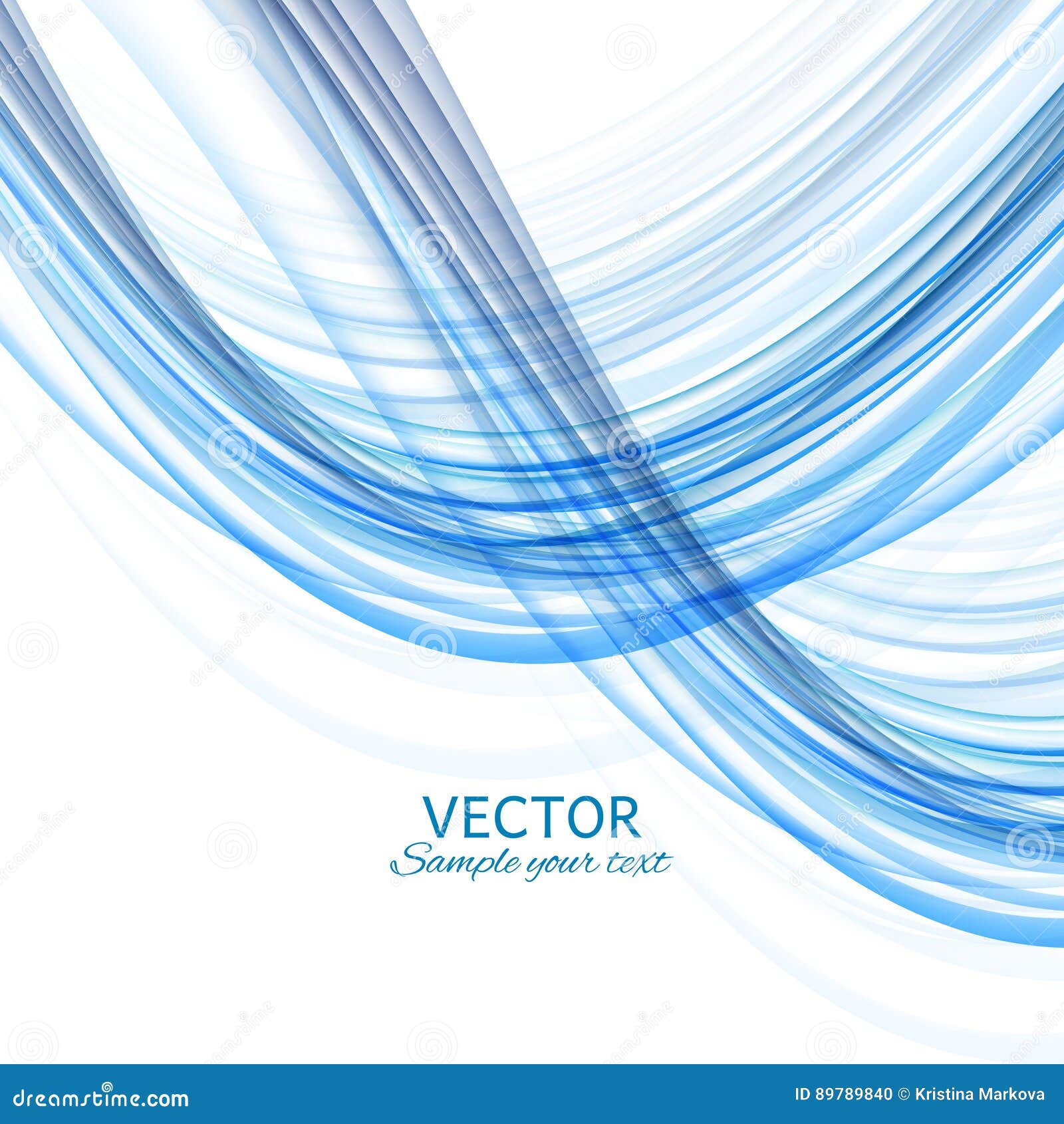 Modern Waves. Abstract Background. Template. Stock Vector ...