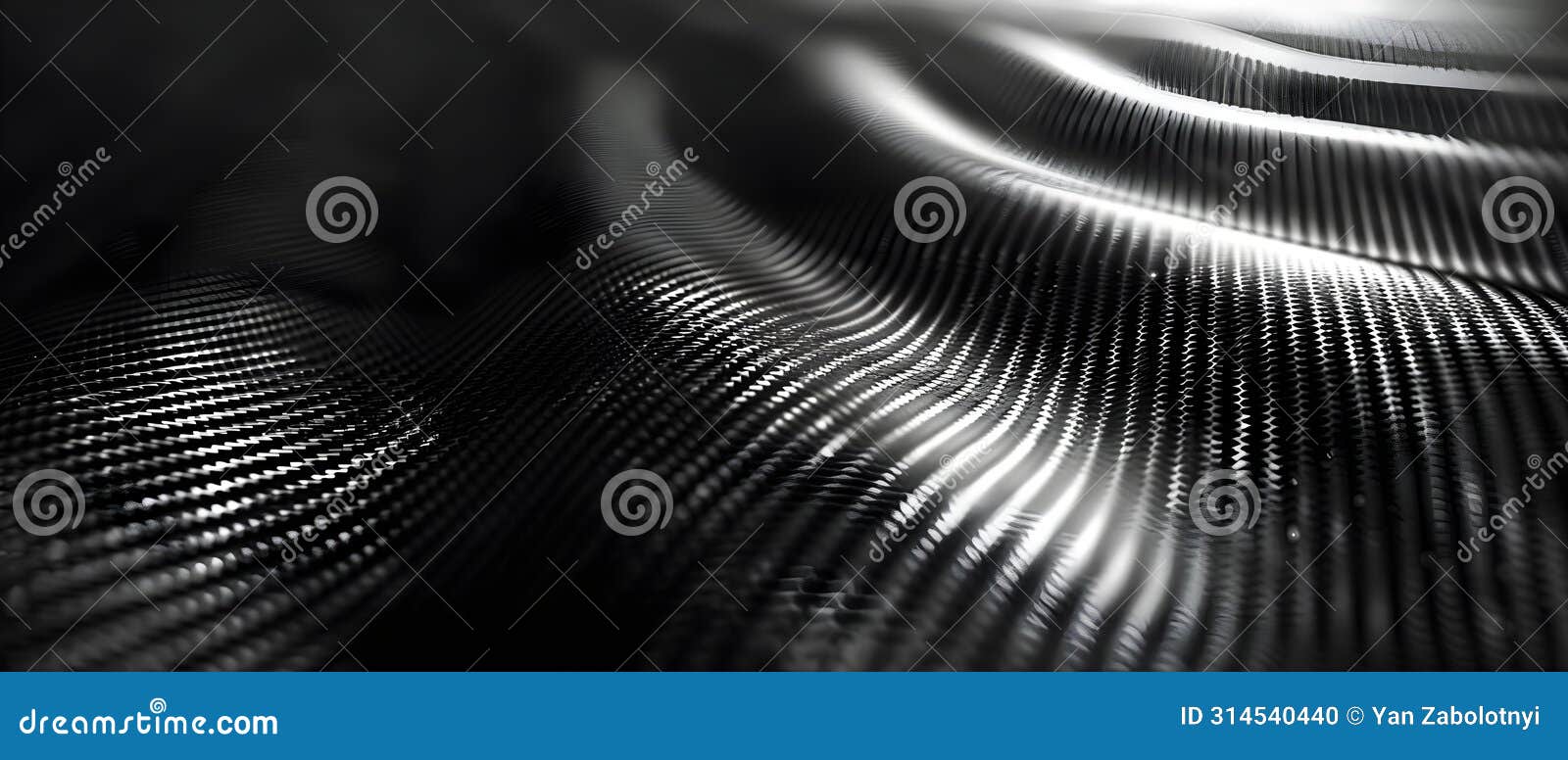 Modern Wavy Carbon Fiber Texture - Futuristic Design Backdrop. Concept ...