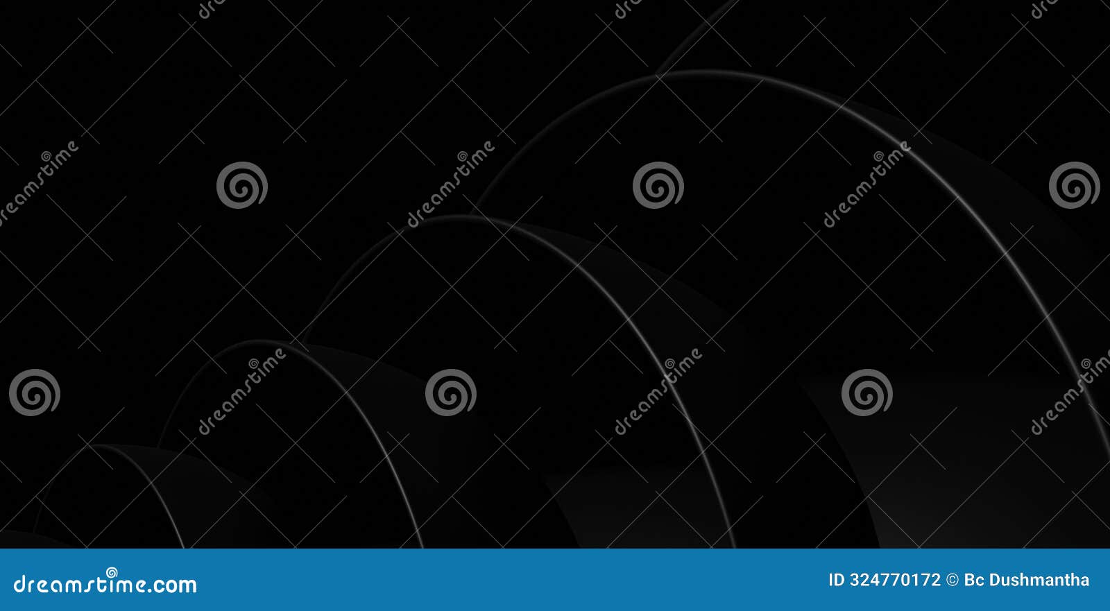 Modern Wavy Line and Circle Cube Shape Black Abstract Background Design ...