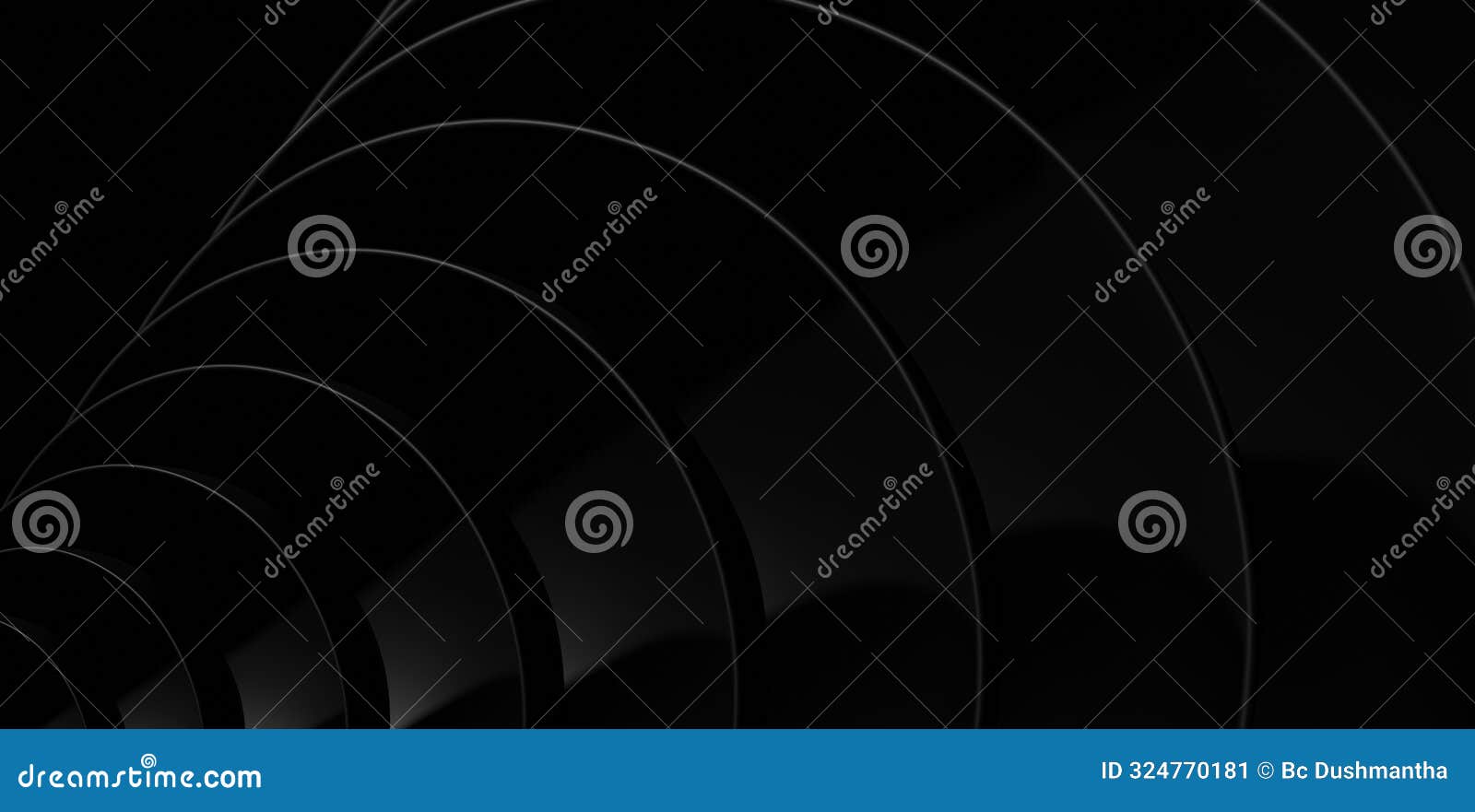 Modern Wavy Line and Circle Cube Shape Black Abstract Background Design ...