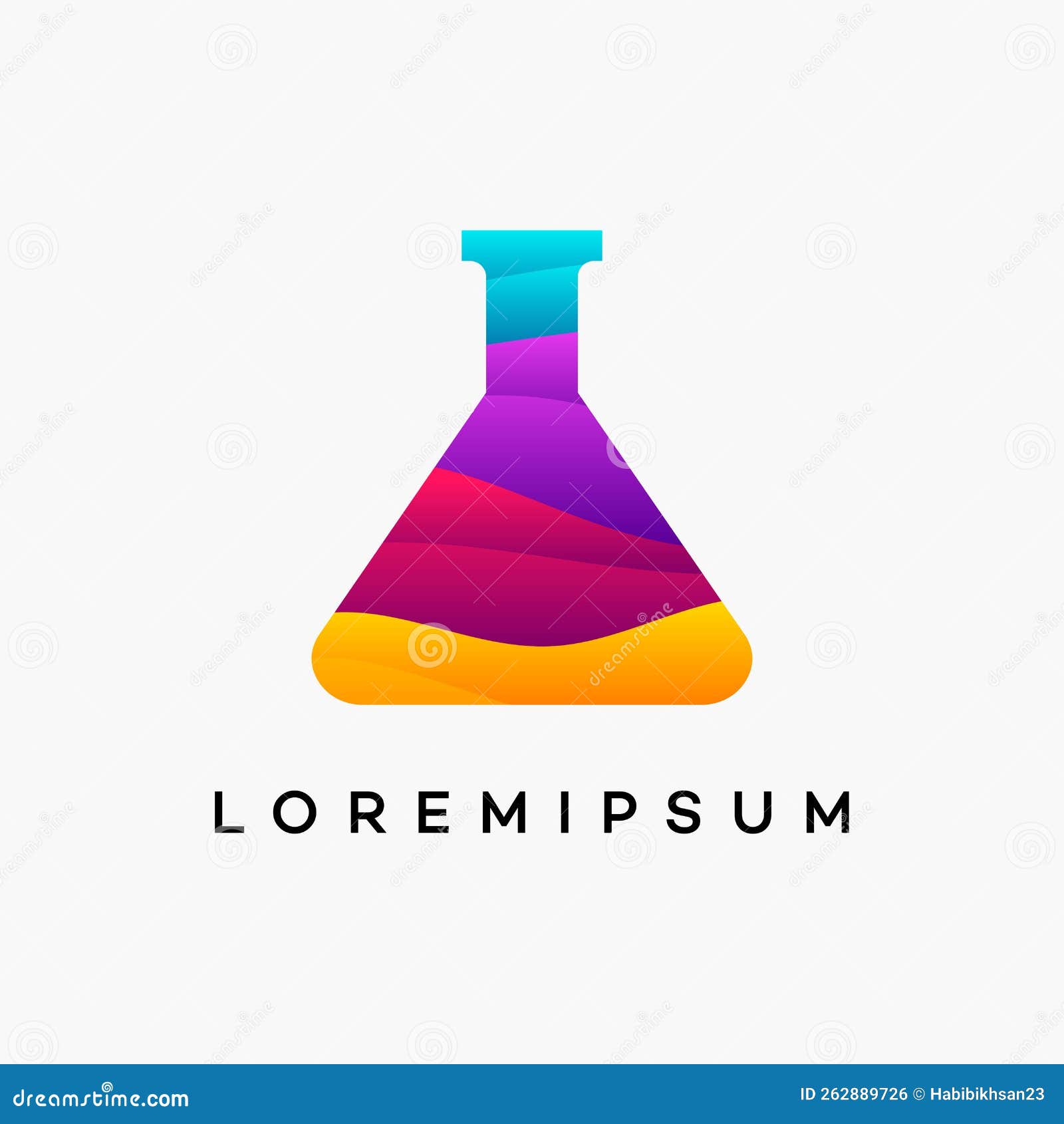 Modern Wavy Science Logo Designs Concept Vector, Laboratory Logo ...