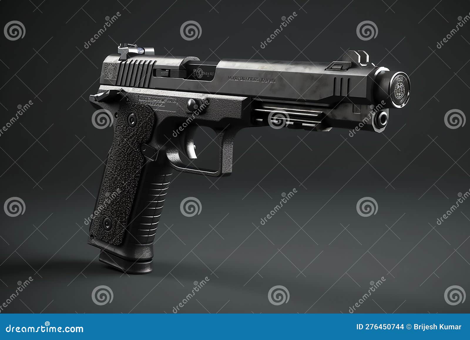 Modern Weapons for Military and War Enforcement. Stock Illustration ...