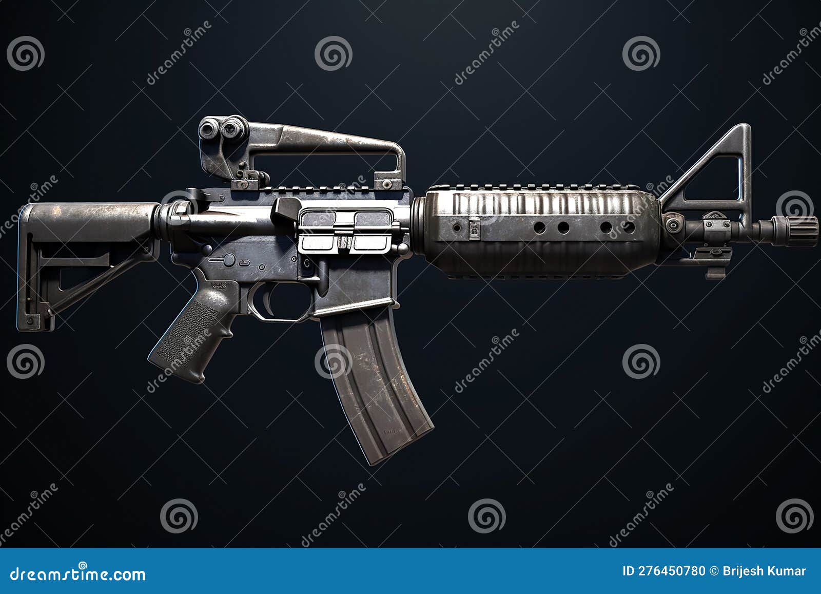 Modern Weapons for Military and War Enforcement. Stock Illustration ...