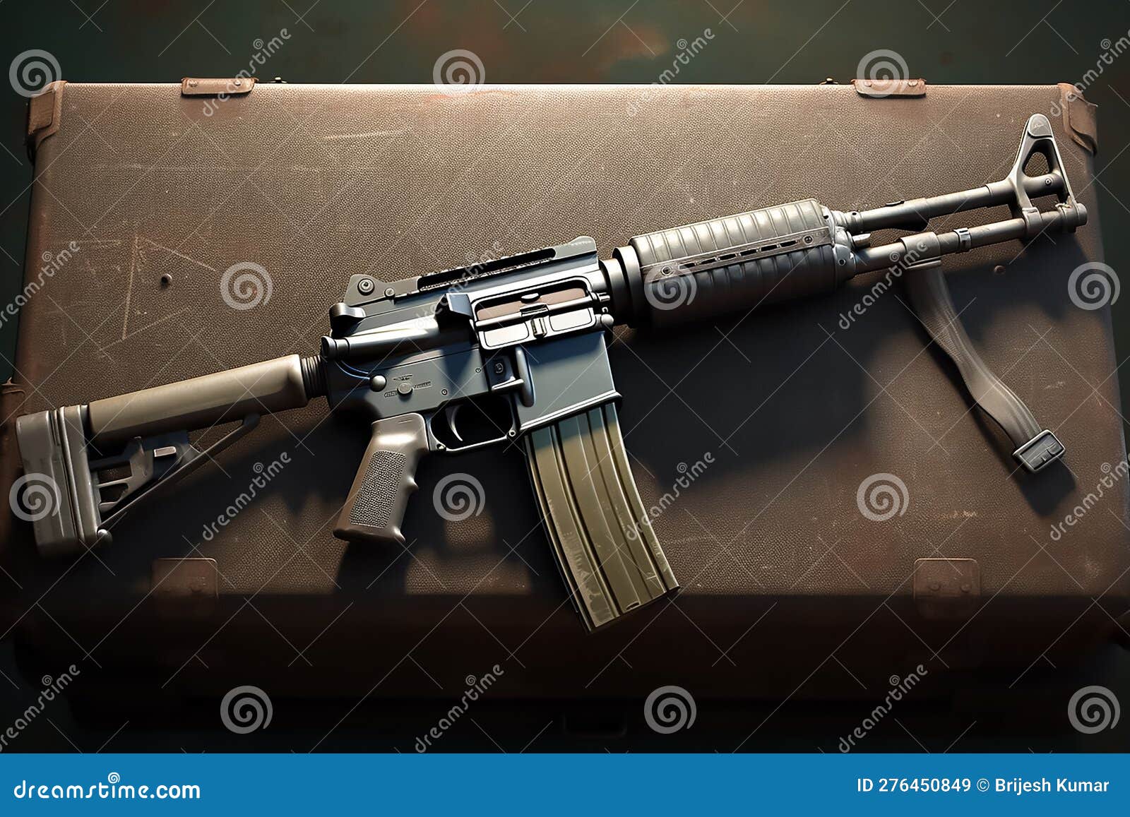 Modern Weapons for Military and War Enforcement. Stock Illustration ...