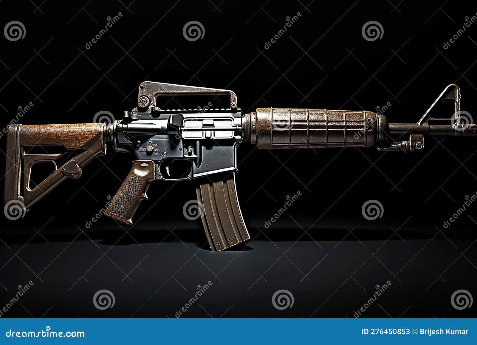 Modern Weapons for Military and War Enforcement. Stock Illustration ...