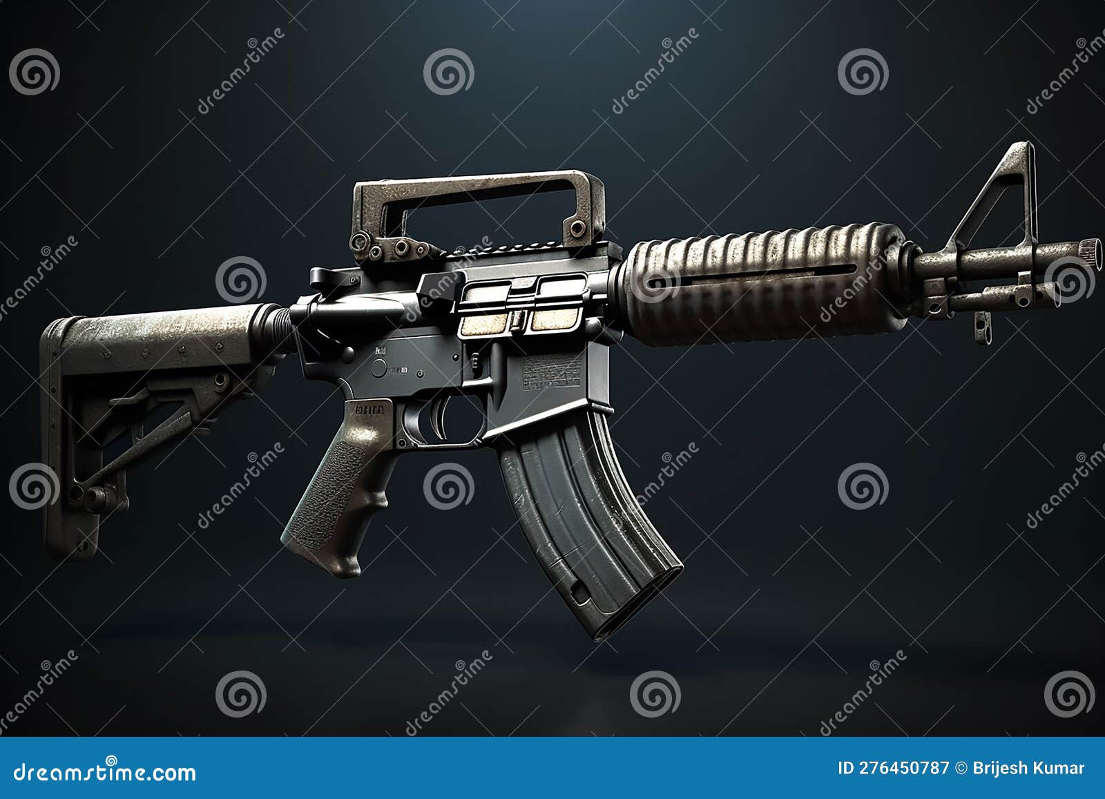 Modern Weapons for Military and War Enforcement. Stock Illustration ...