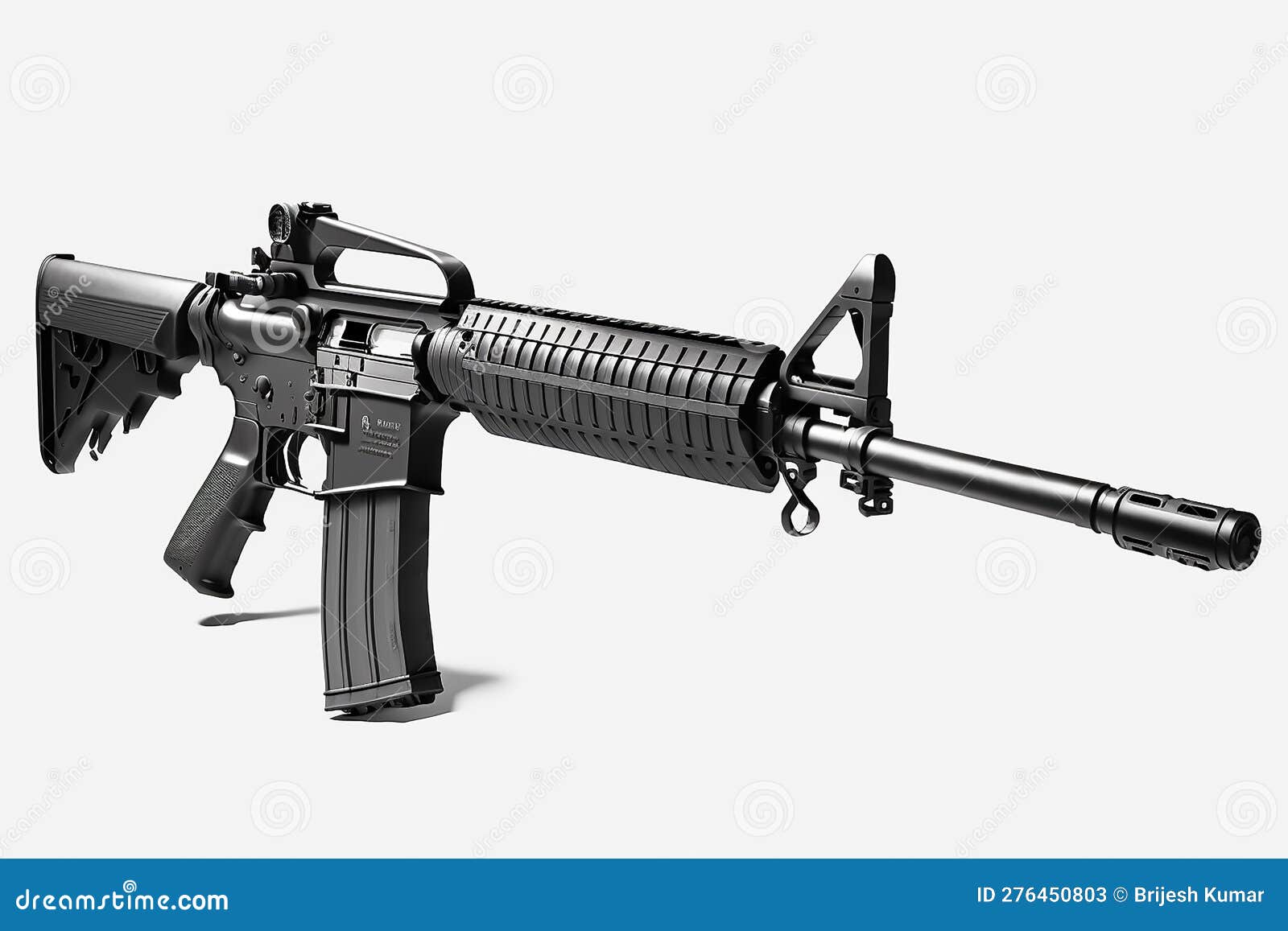 Modern Weapons for Military and War Enforcement. Stock Illustration ...