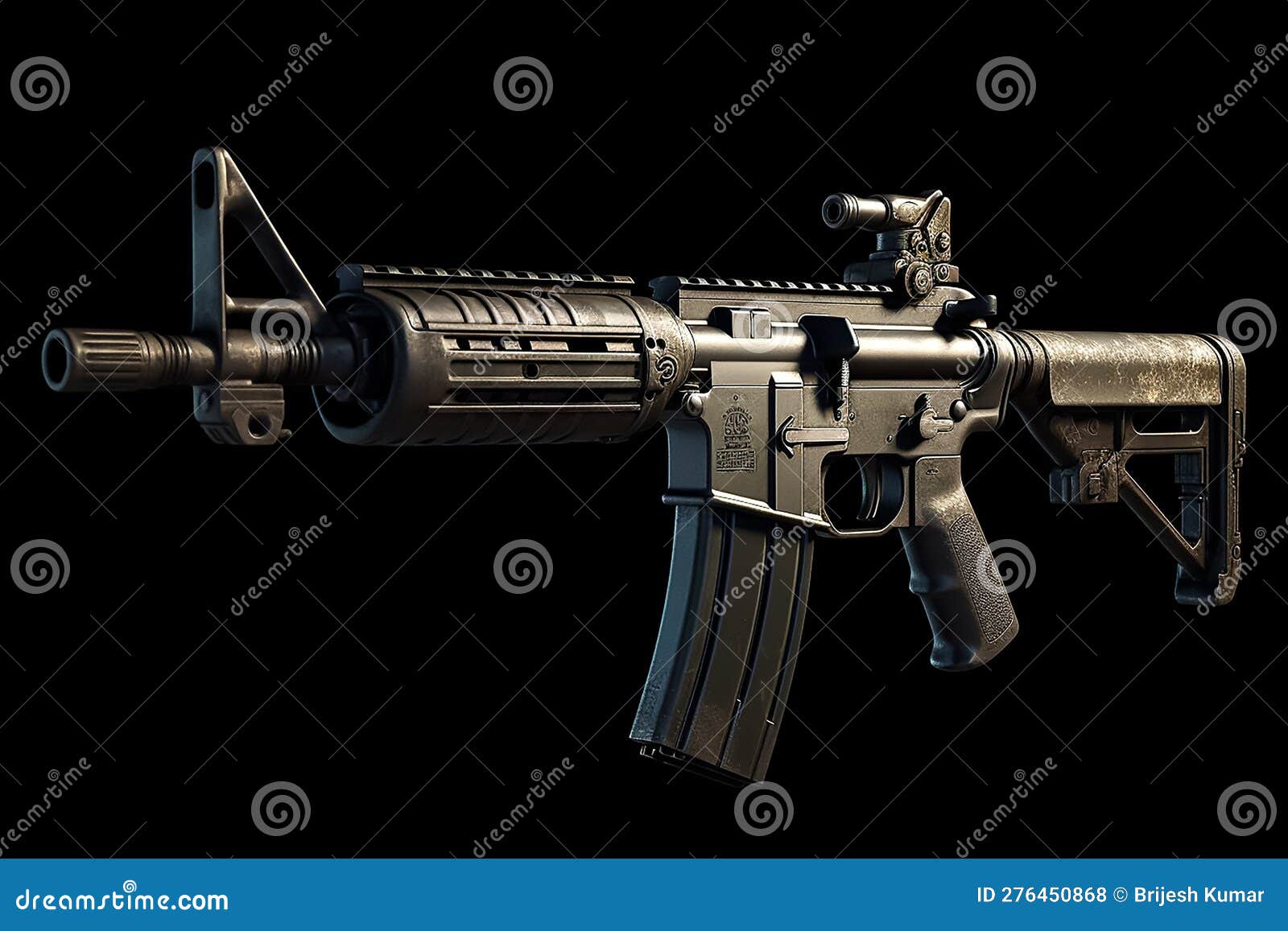 Modern Weapons for Military and War Enforcement. Stock Illustration ...