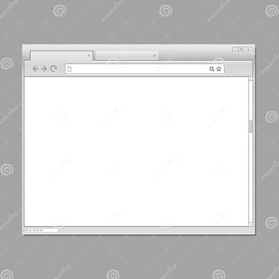 Modern Web Browser Template Stock Vector - Illustration of options ...