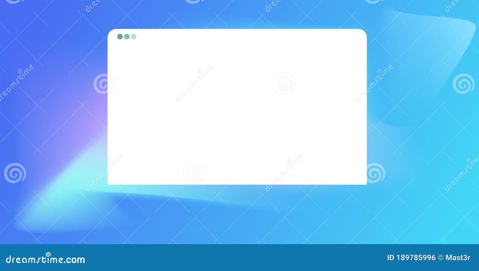 Modern Web Browser Window Internet Empty Page Ui Template Horizontal ...