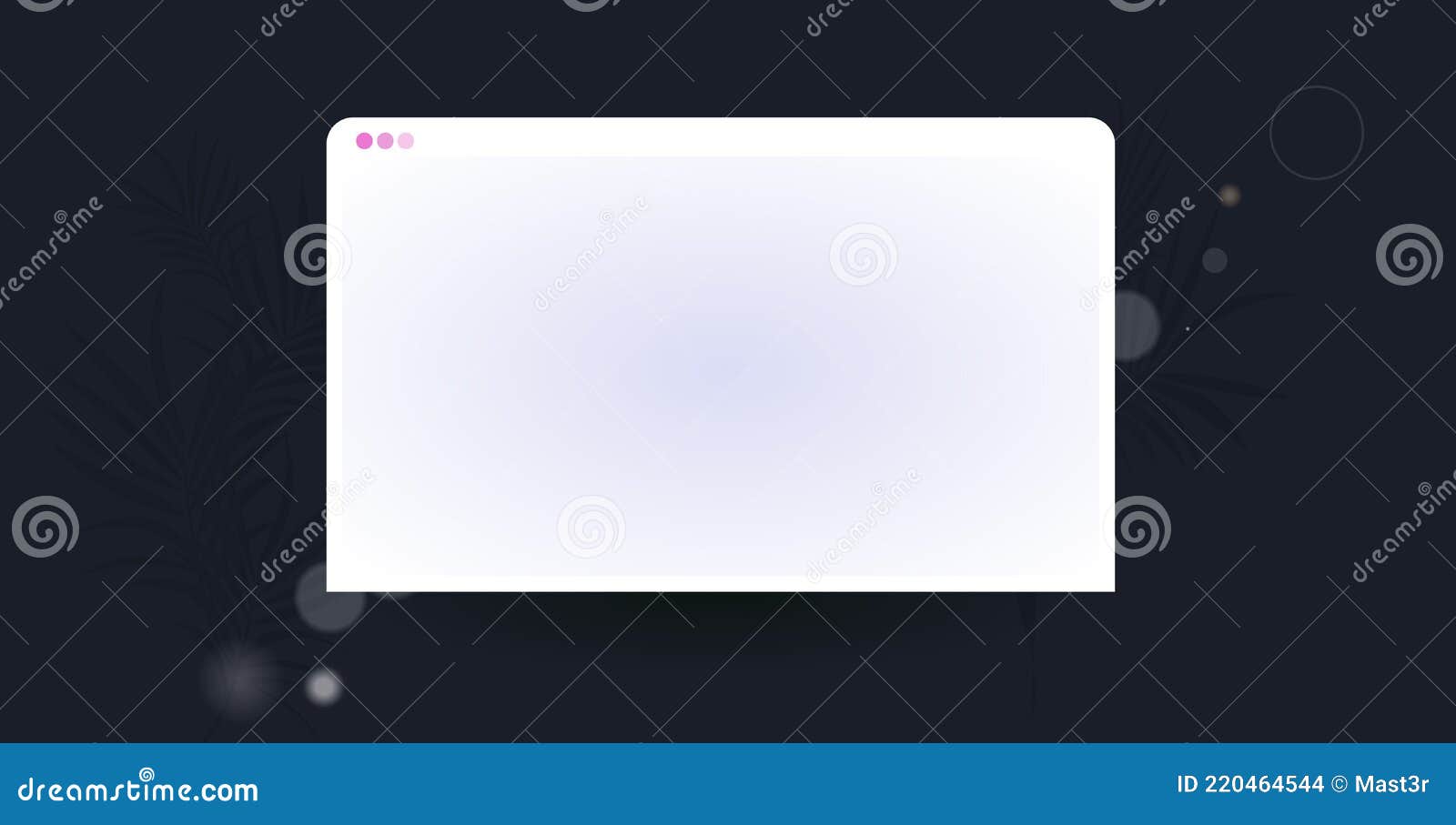 Modern Web Browser Window Internet Empty Page Ui Template Horizontal ...